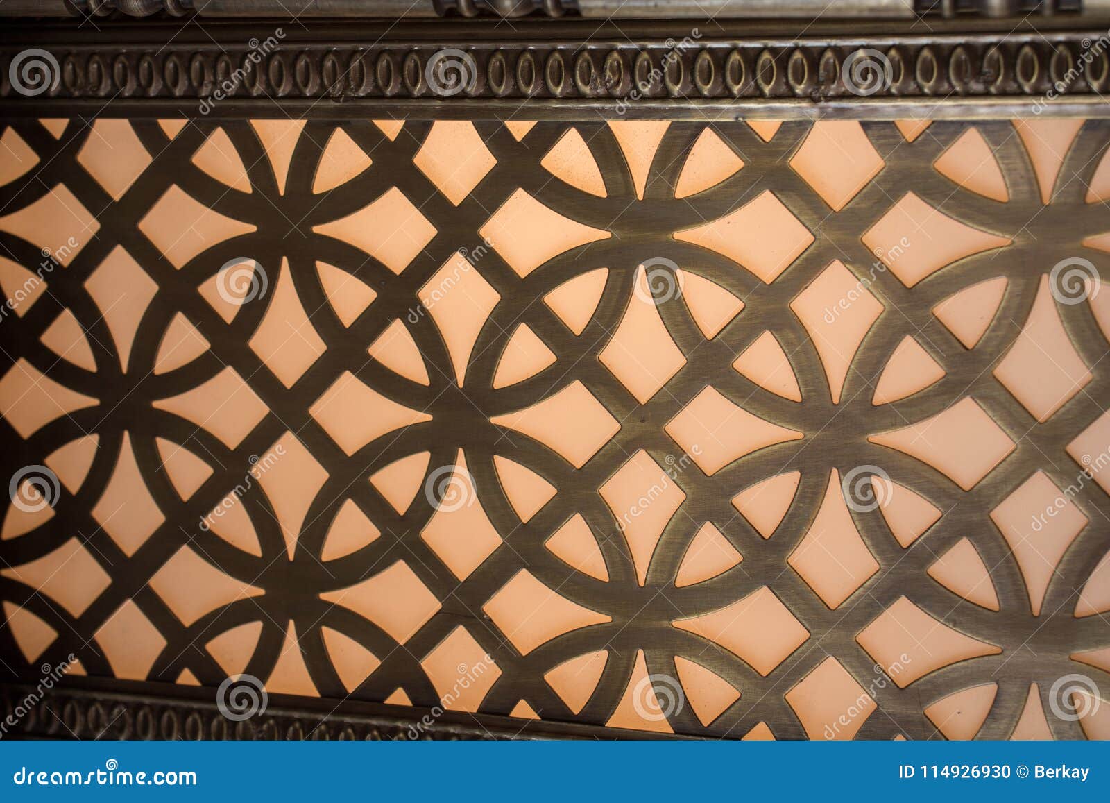 Example of Art Patterns on Metal Stock Photo - Image of istanbul ...