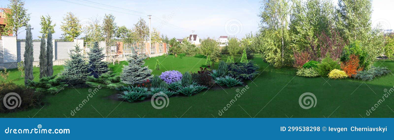 Example of Backyard Decorating and Natural Grounds Surrounding a Home ...