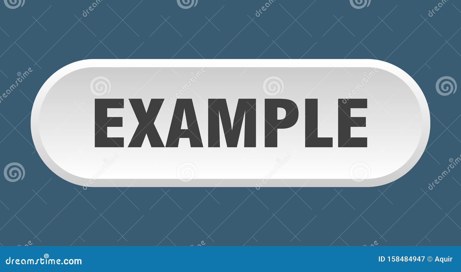 Example button stock vector. Illustration of peeler - 158484947