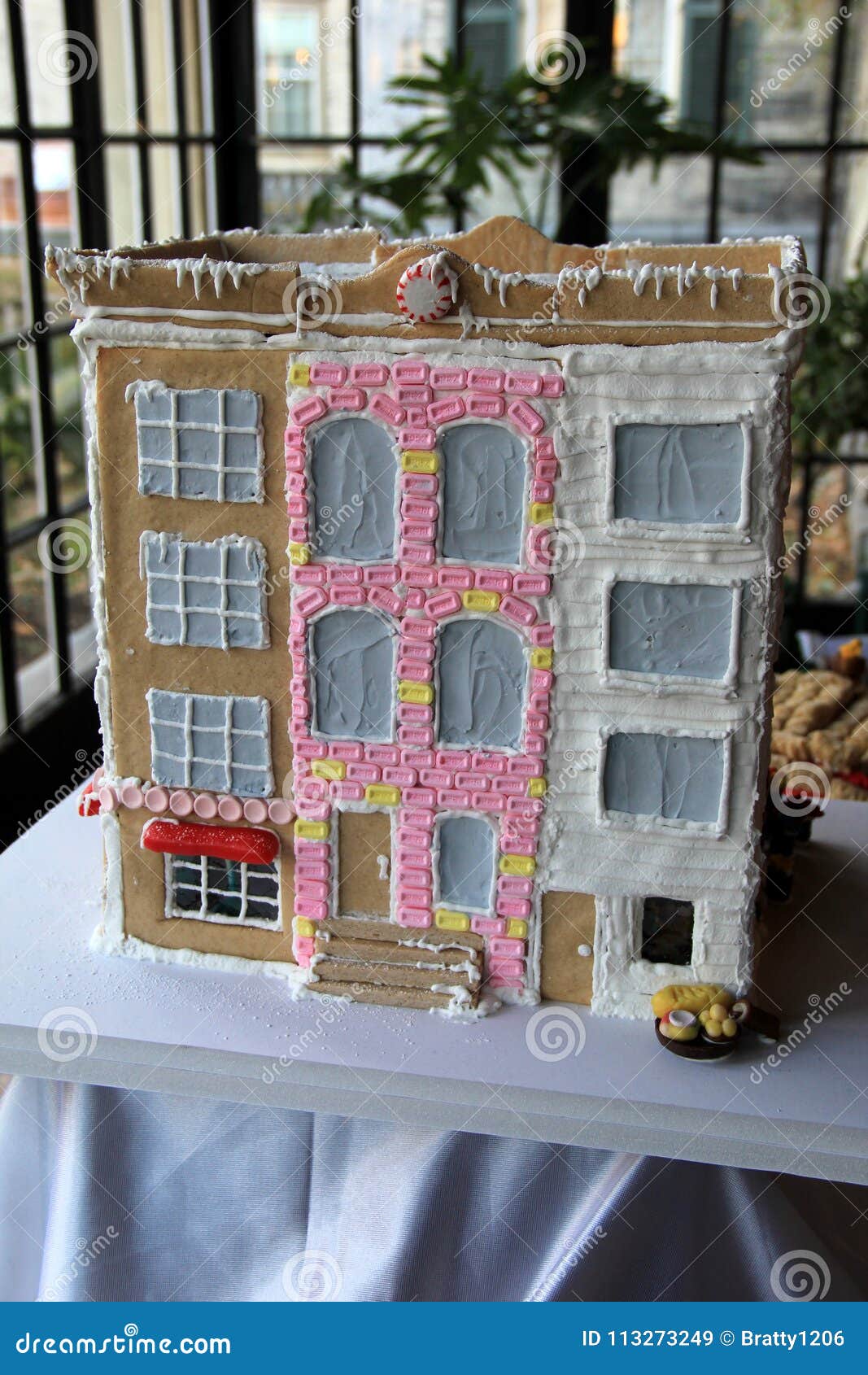 Adorable Fire House Made of Gingerbread and PEZ Candies, George Eastman ...