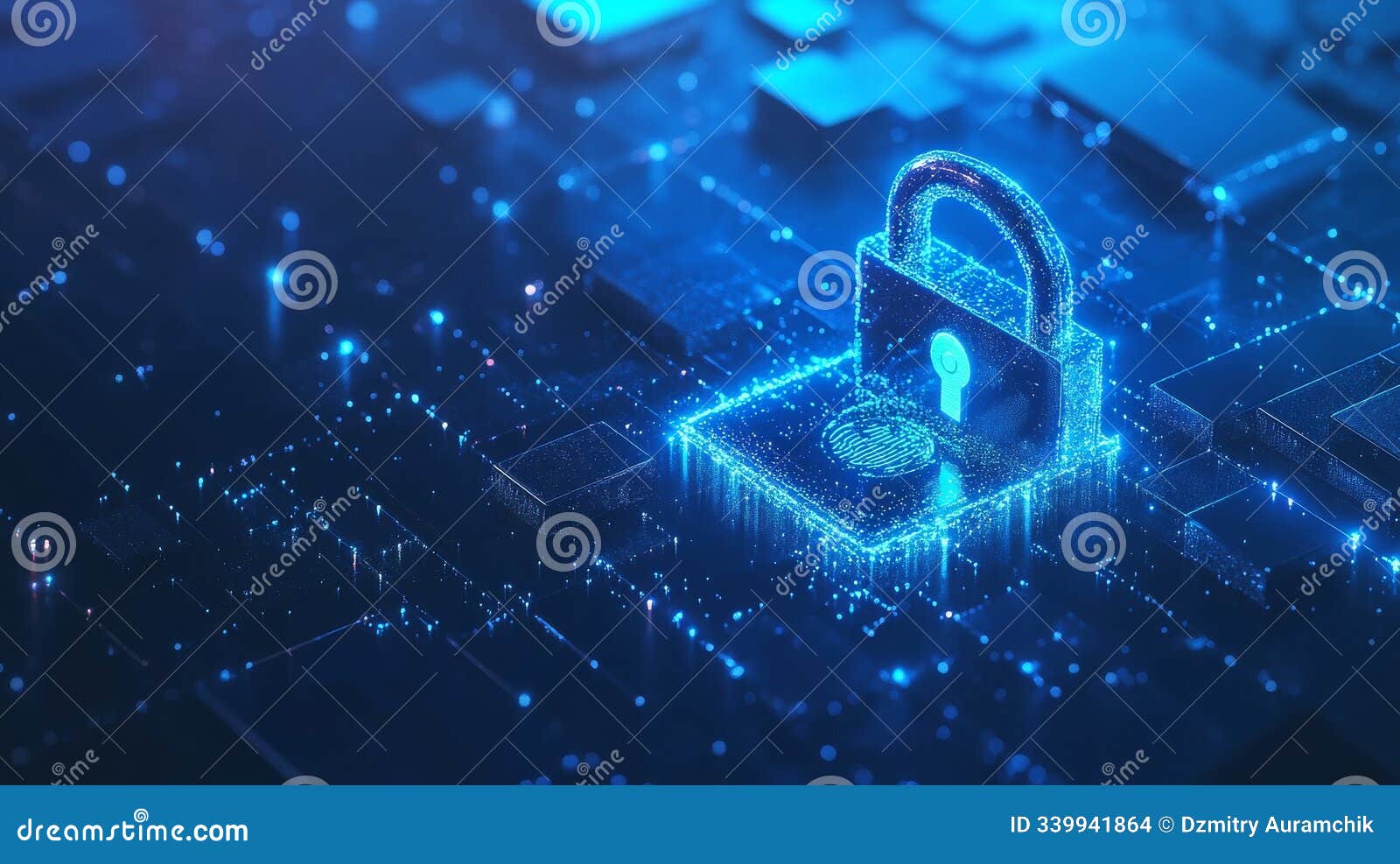 An Example of a Cyber Lock on the Red and Blue Network Grid ...