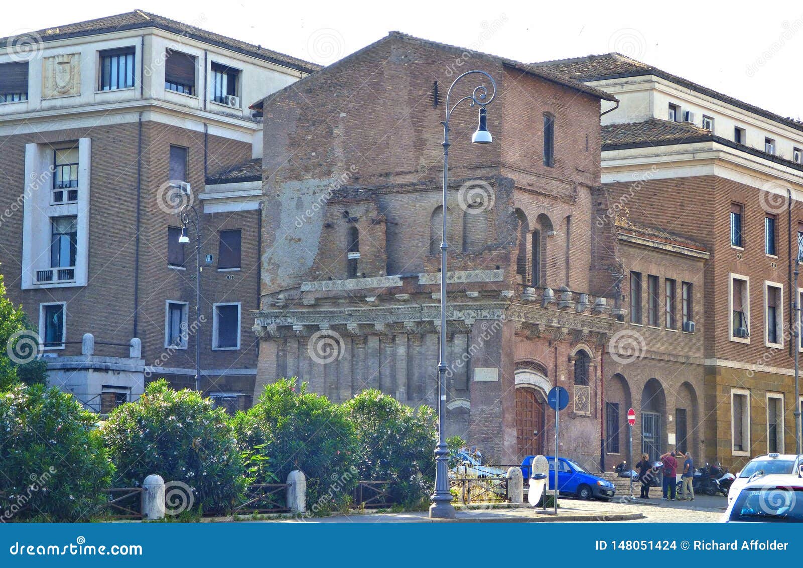 An Example of Different Architecture in Rome Italy Stock Photo - Image ...