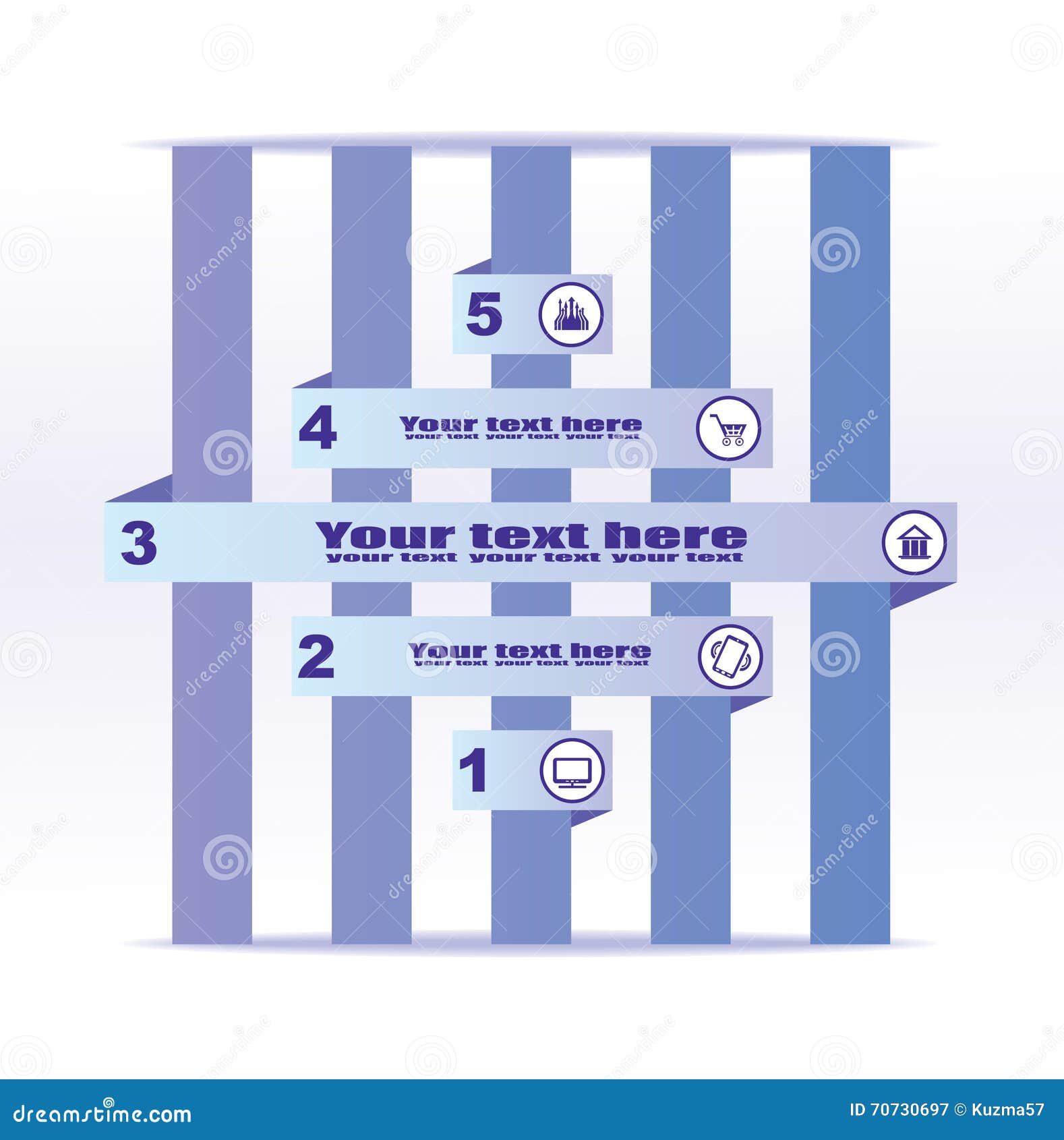 Example graphic way stock illustration. Illustration of business - 70730697