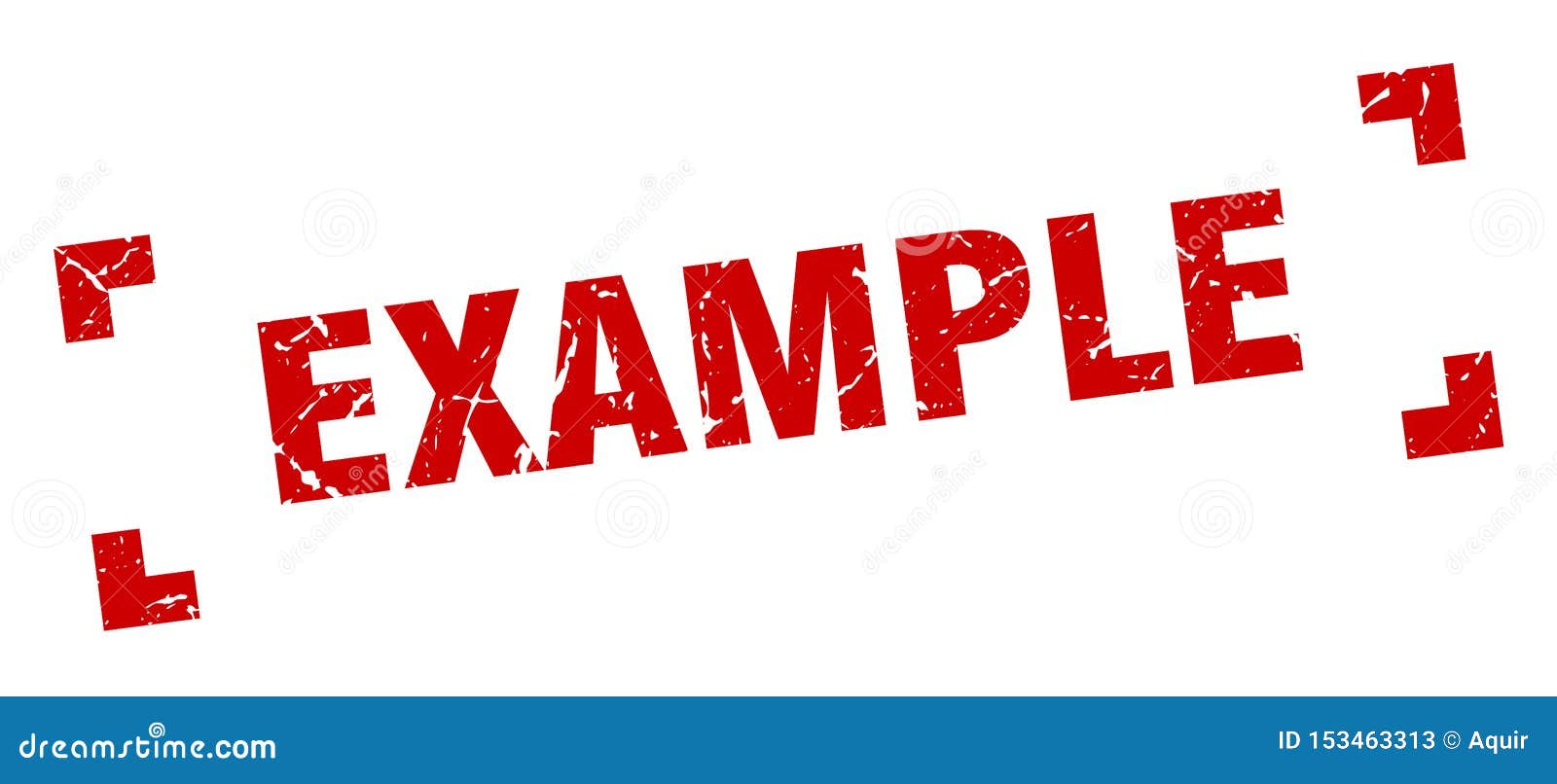 Example stamp stock vector. Illustration of isolated - 153463313