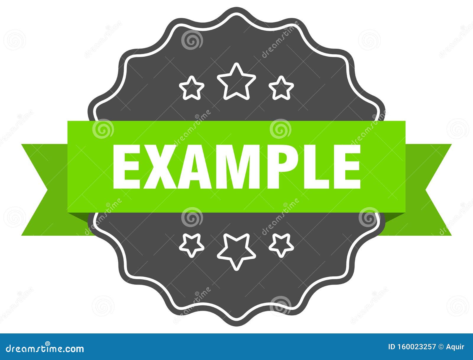 Example label stock vector. Illustration of gray, white - 160023257