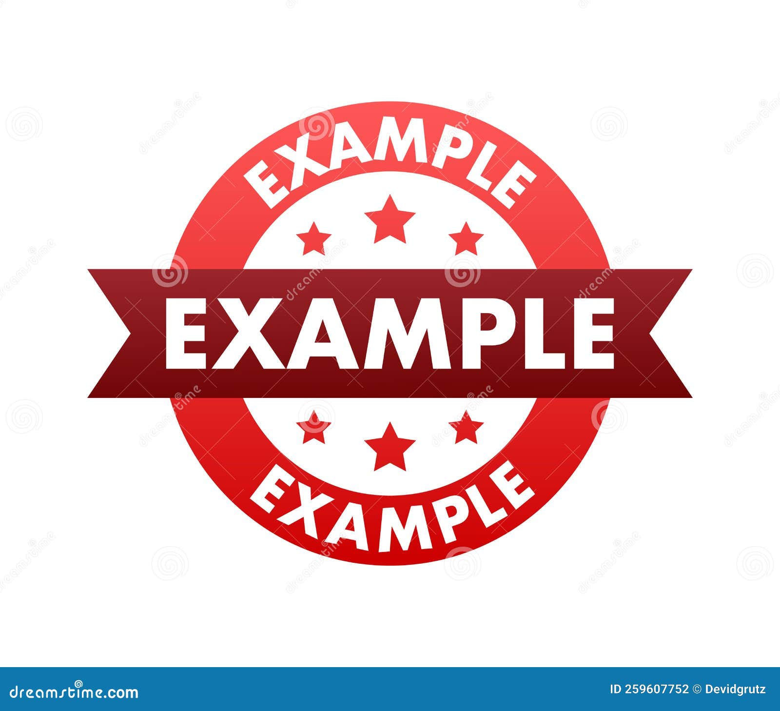 Example Label, Sign, Speech Bubble. Vector Stock Illustration. Stock ...