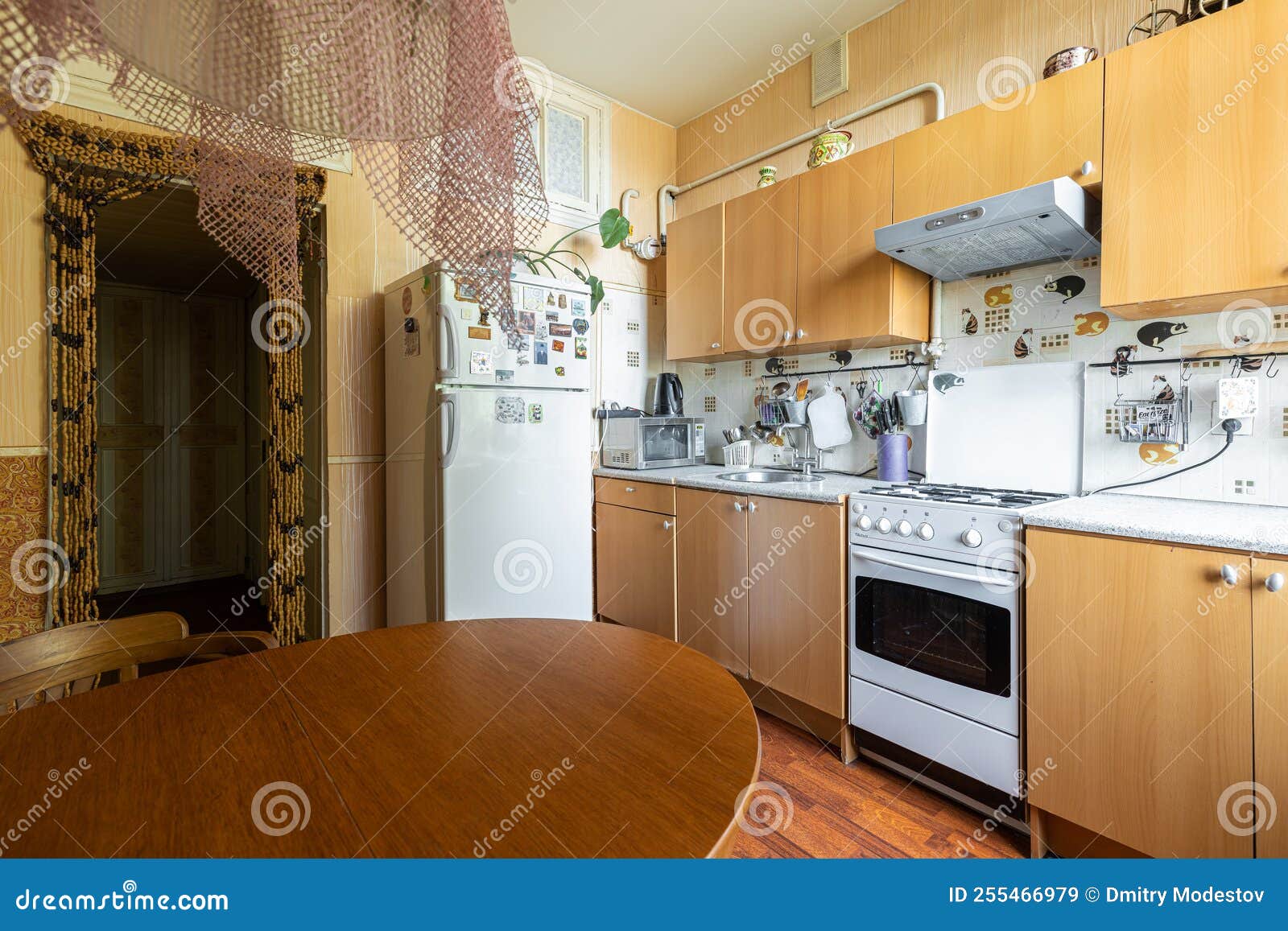 Example of Old Soviet Russian Poor Interior in Khruschev House Stock ...