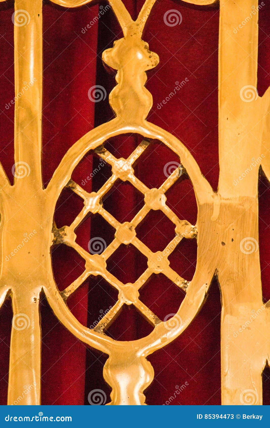 Example of Ottoman Art Patterns Applied on Metal Stock Image - Image of ...