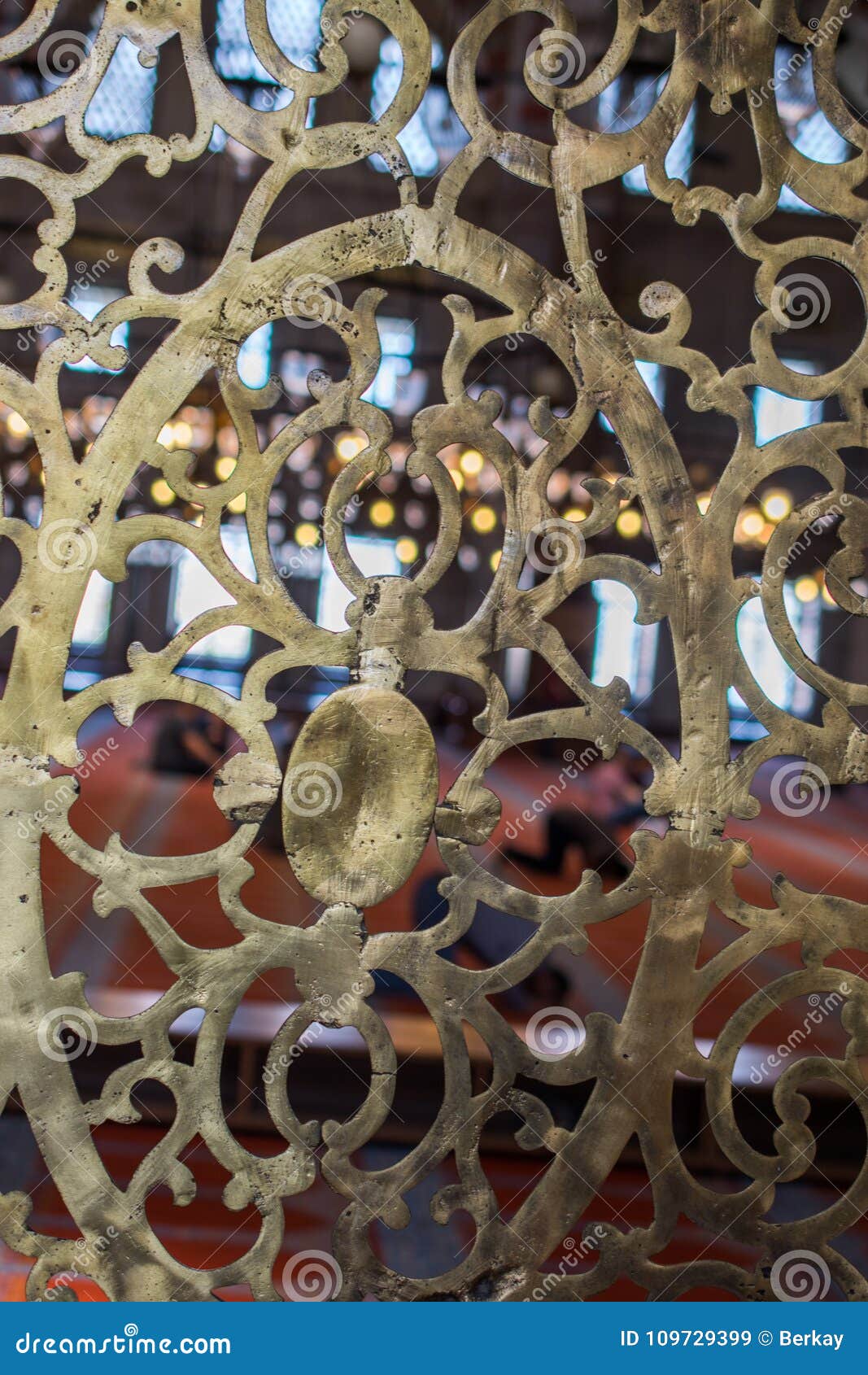 Example of Art Patterns on Metal Stock Image - Image of architectural ...