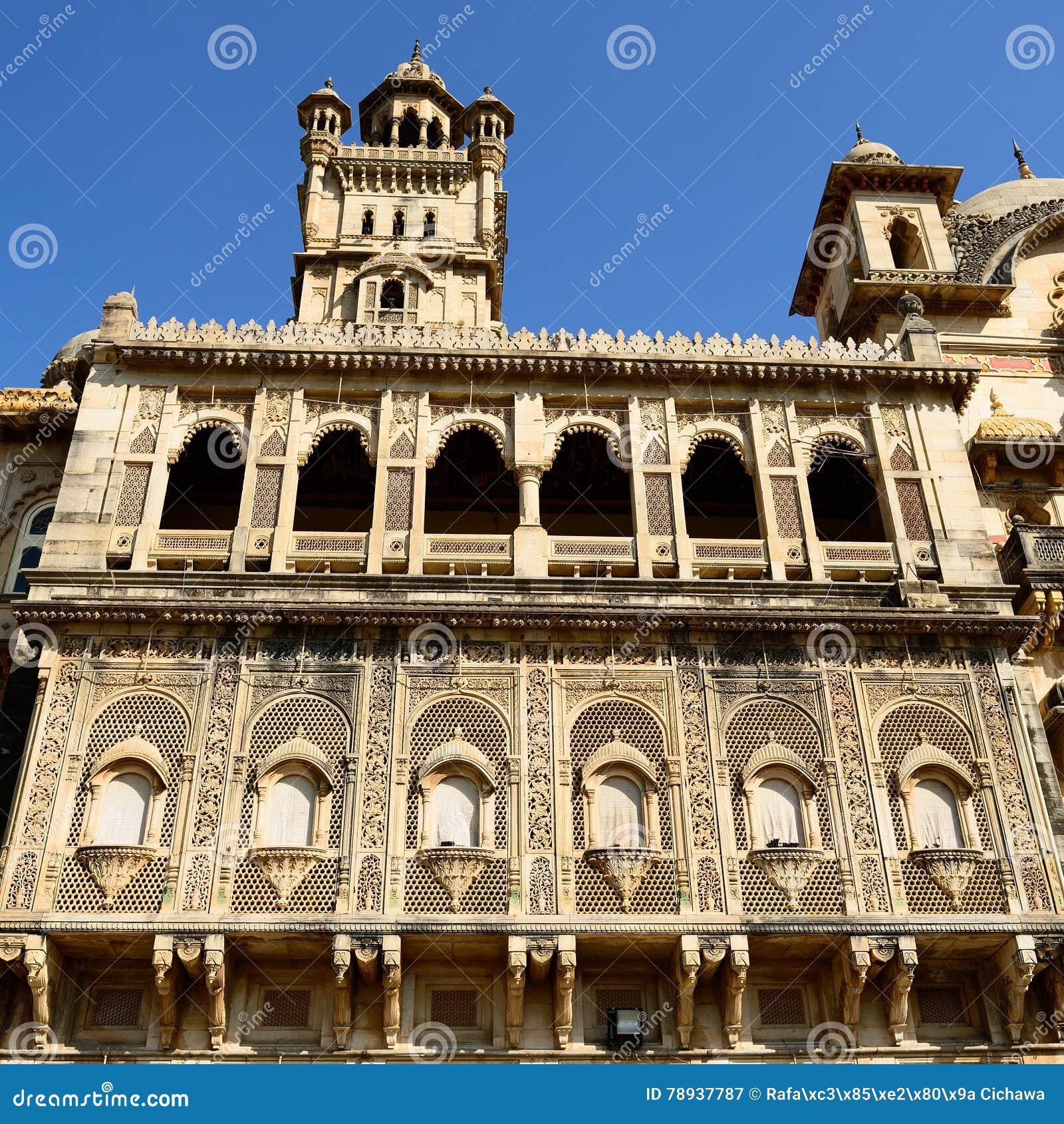 Example of Richly Decorated Indian Architecture Stock Image - Image of ...