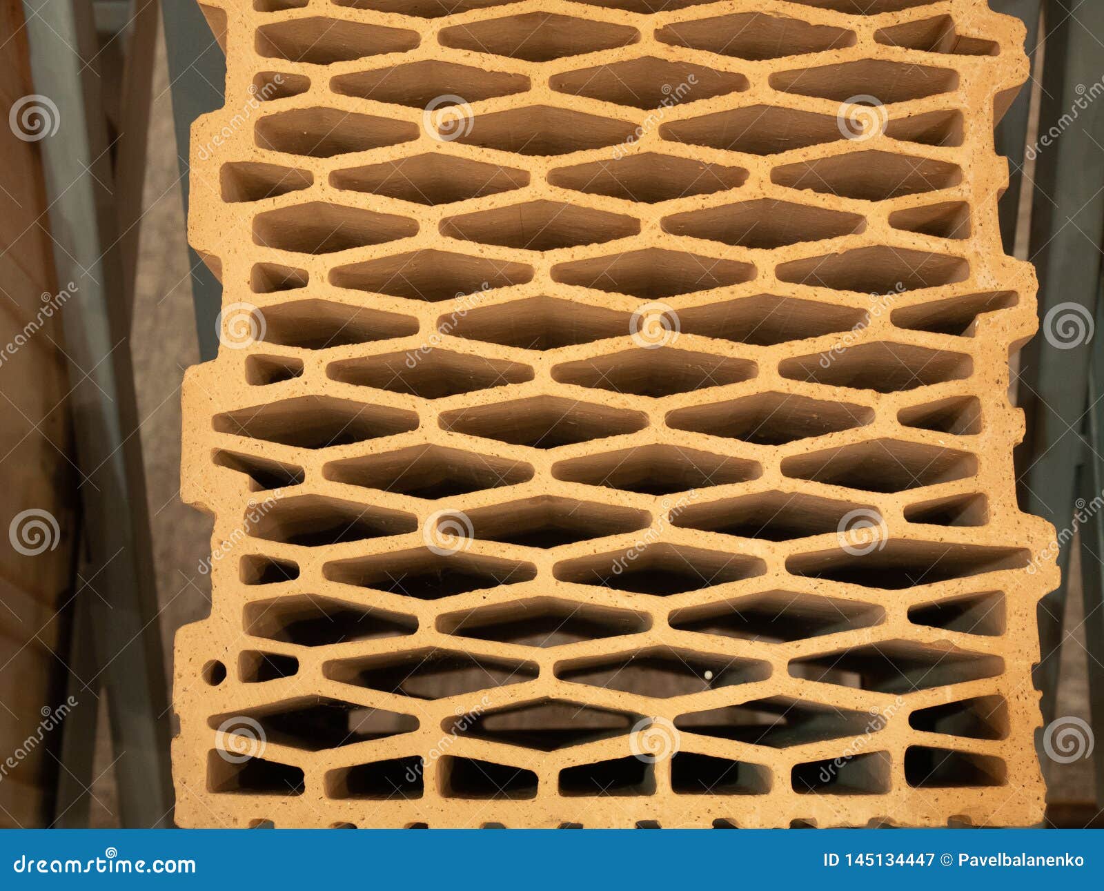 Example Sample of Hollow Red Brick for Masonry Building Construction ...