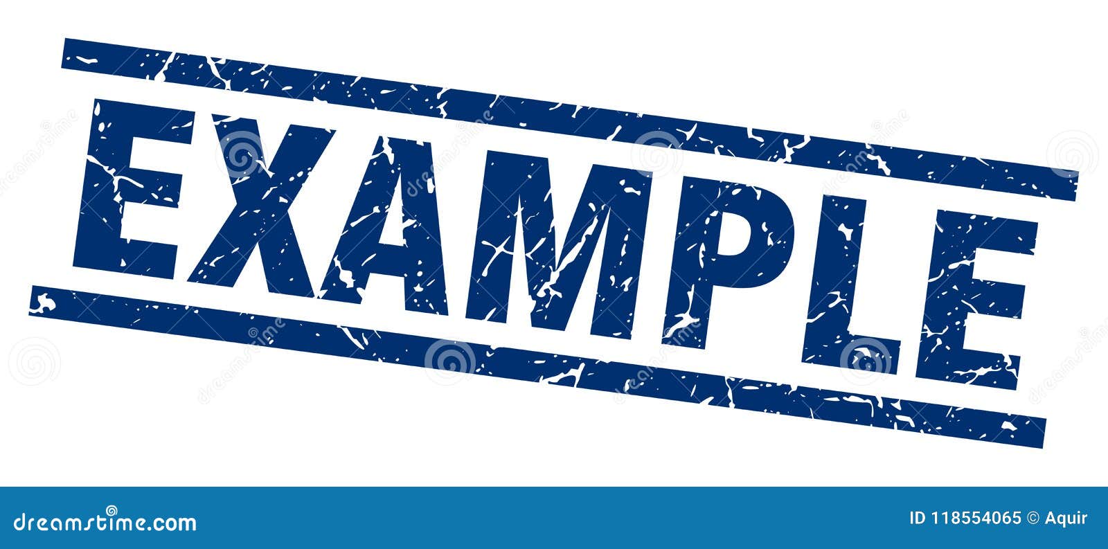 Example Stamp Stock Image | CartoonDealer.com #28420393