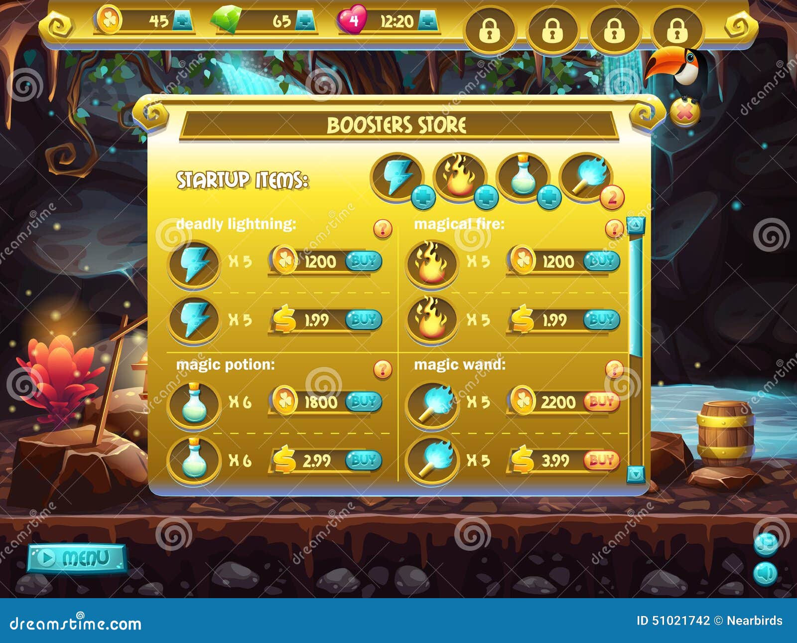 Example of Store Sales Boosters for Computer Games Stock Vector ...