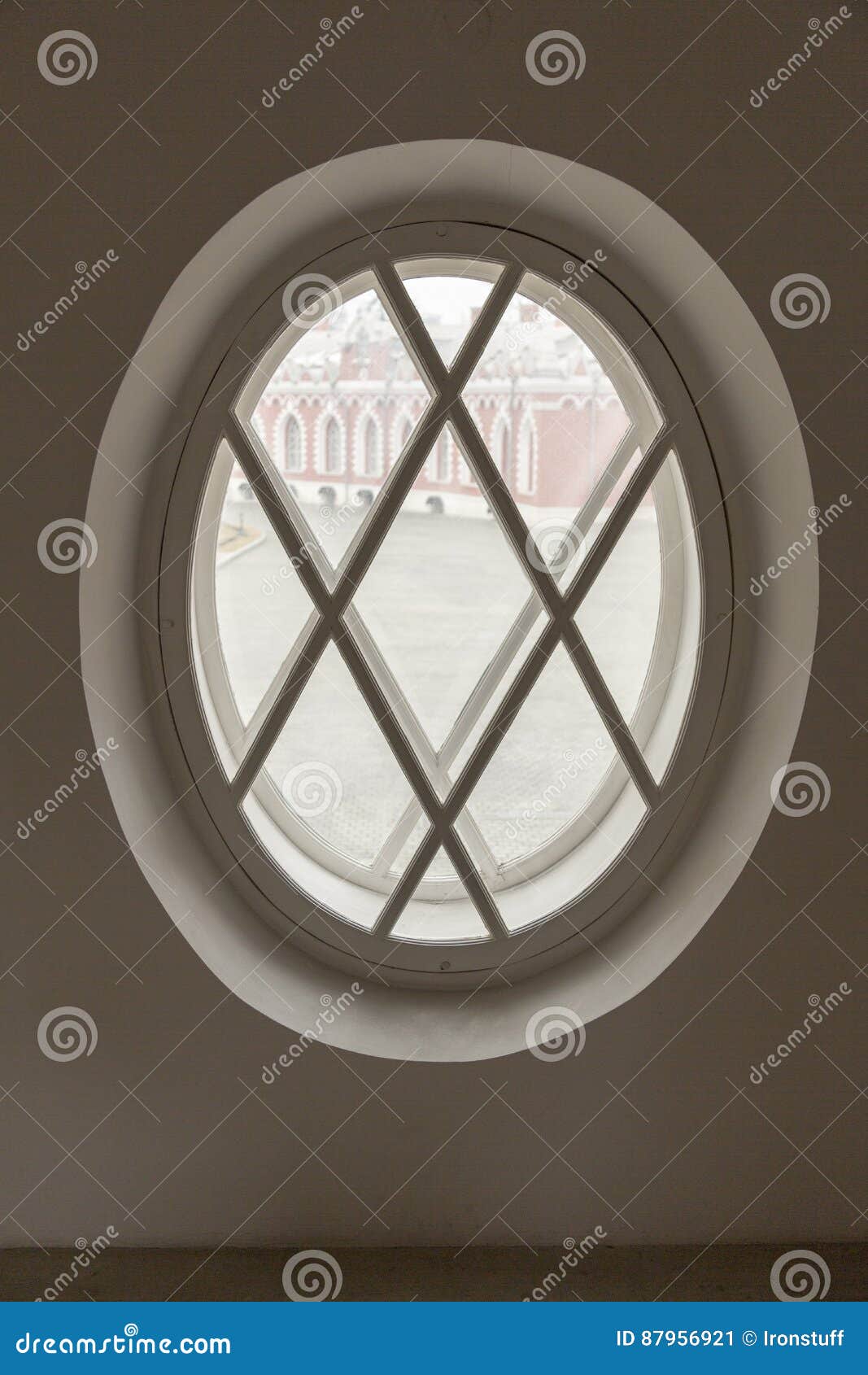Internal Window Frame In A Castle Royalty-Free Stock Photography ...