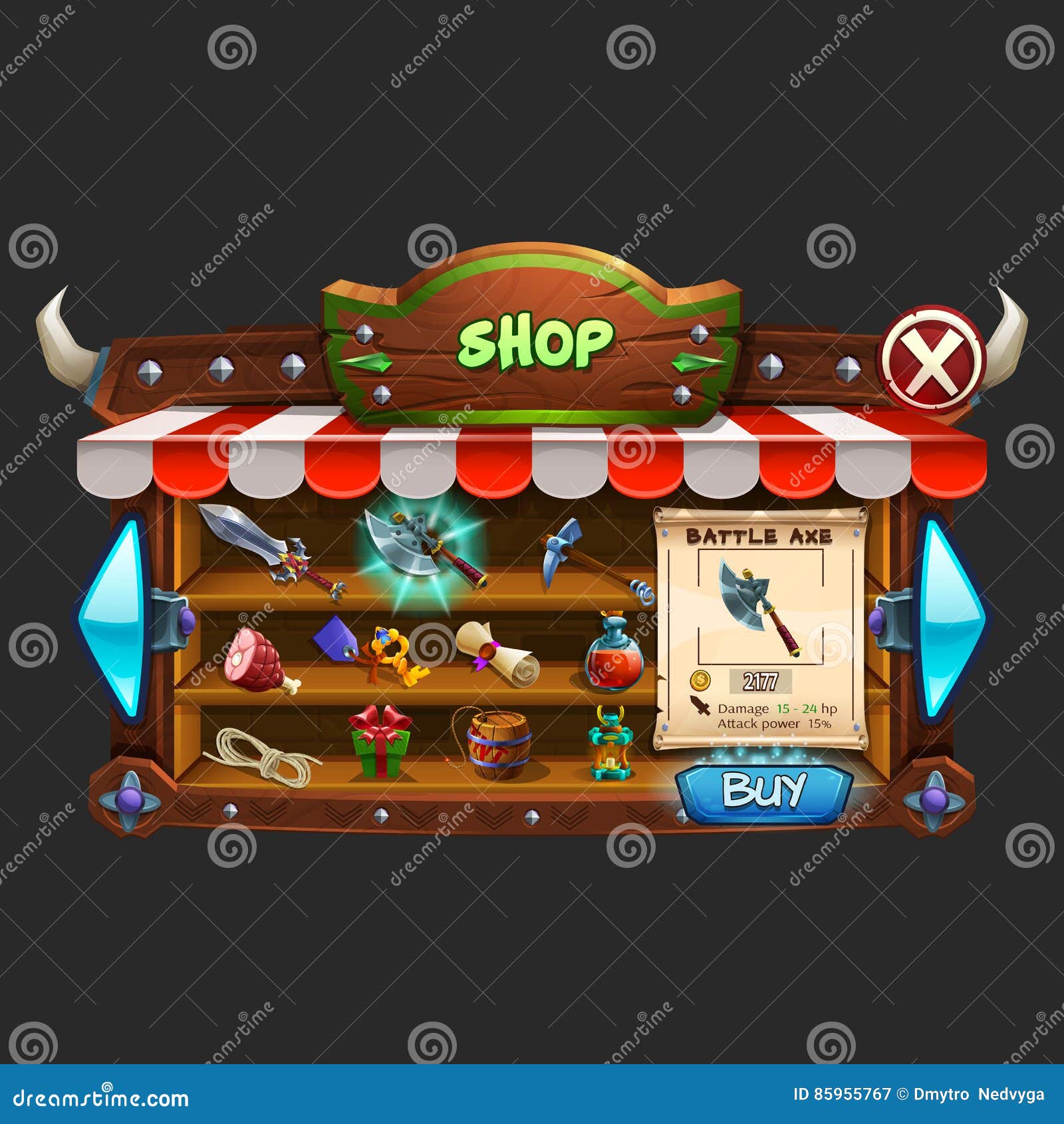 Example of Wooden Board User Interface of Game. Window Shop and Game ... Example of Wooden Board User Interface of Game. Window Shop and Game ...