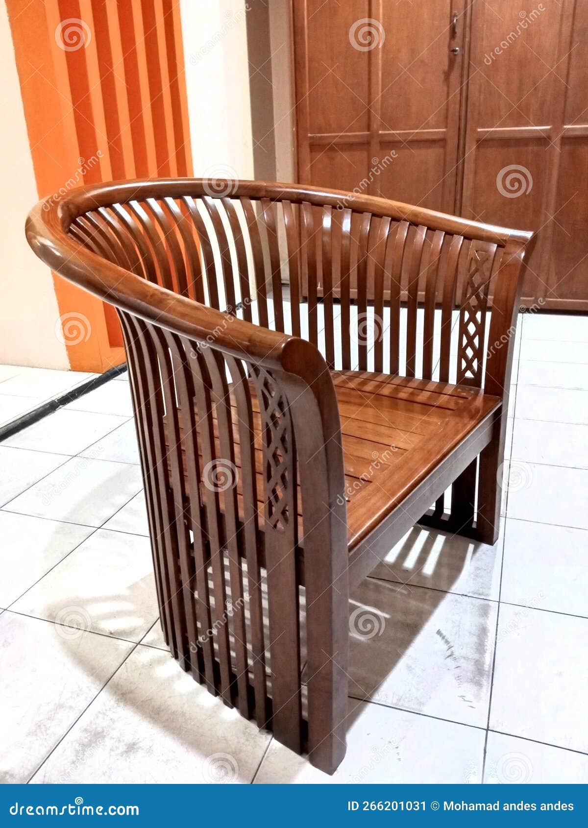 Example of a wooden chair stock image. Image of chair - 266201031