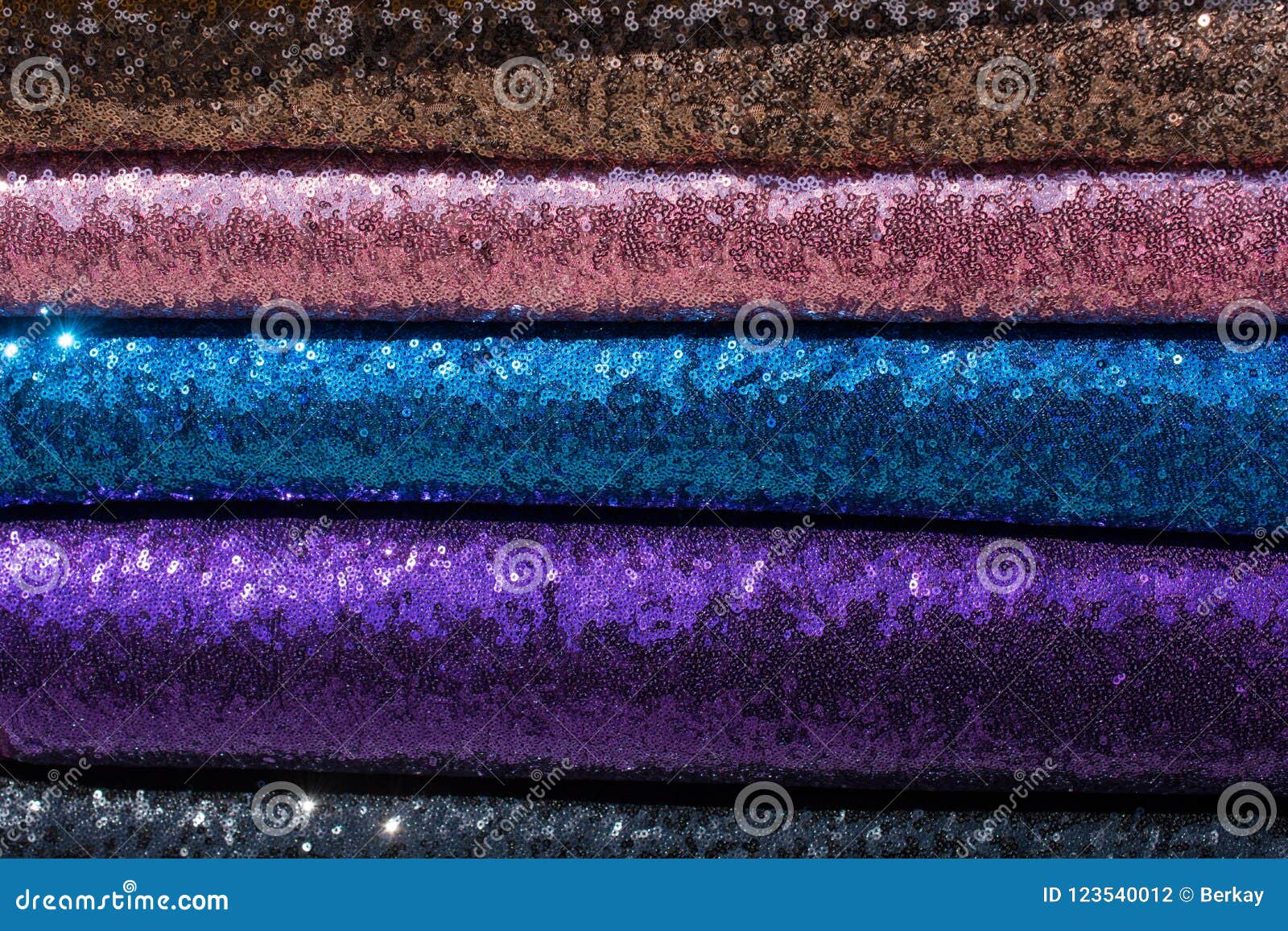 Examples of Bright Fabric of Various Color Stock Photo - Image of ...