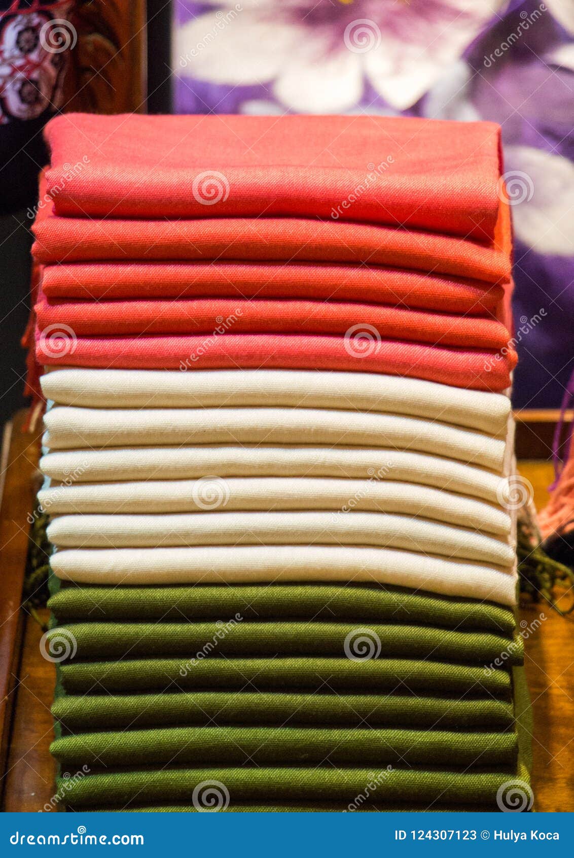 Examples of Fabric of Various Color and Type Stock Image - Image of ...