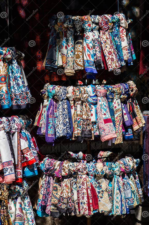 Examples of Fabric of Various Color and Type Stock Photo - Image of ...