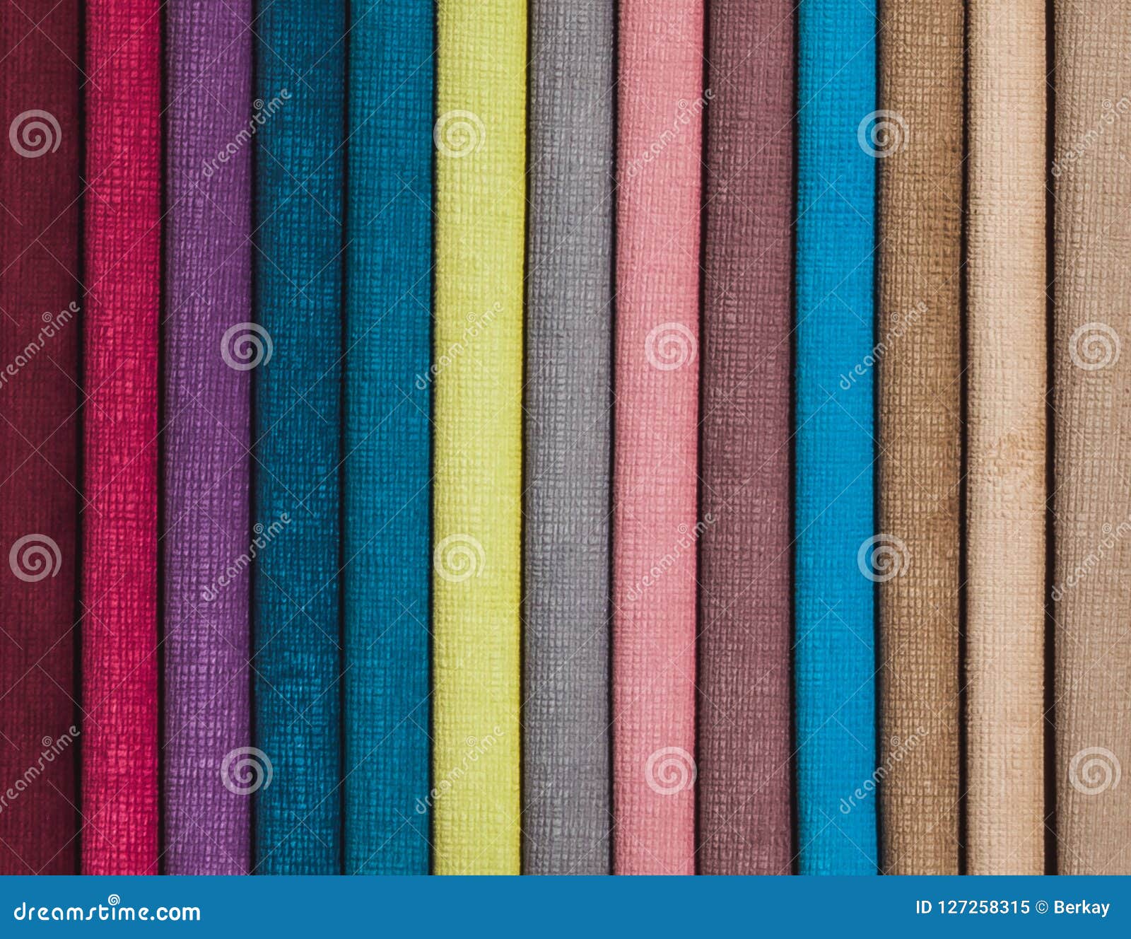 Examples of Fabric of Various Color and Type Stock Image - Image of ...