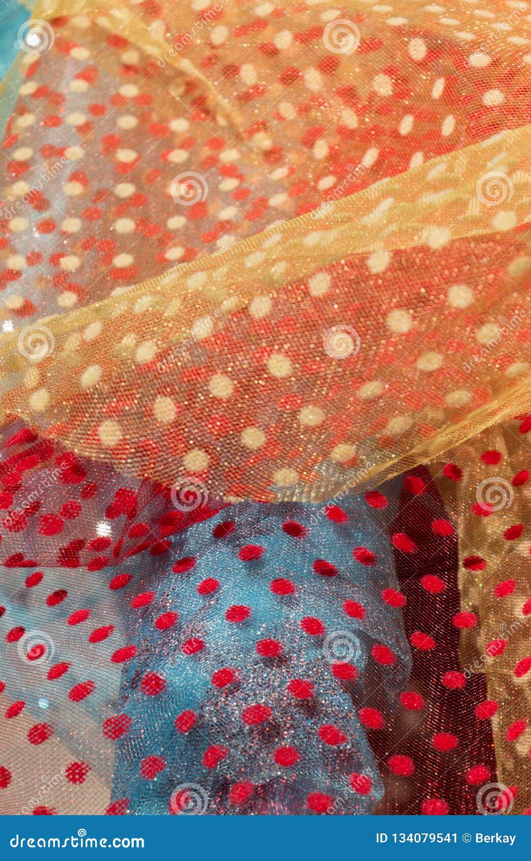 Examples of Fabric of Various Color and Type Stock Image - Image of ...