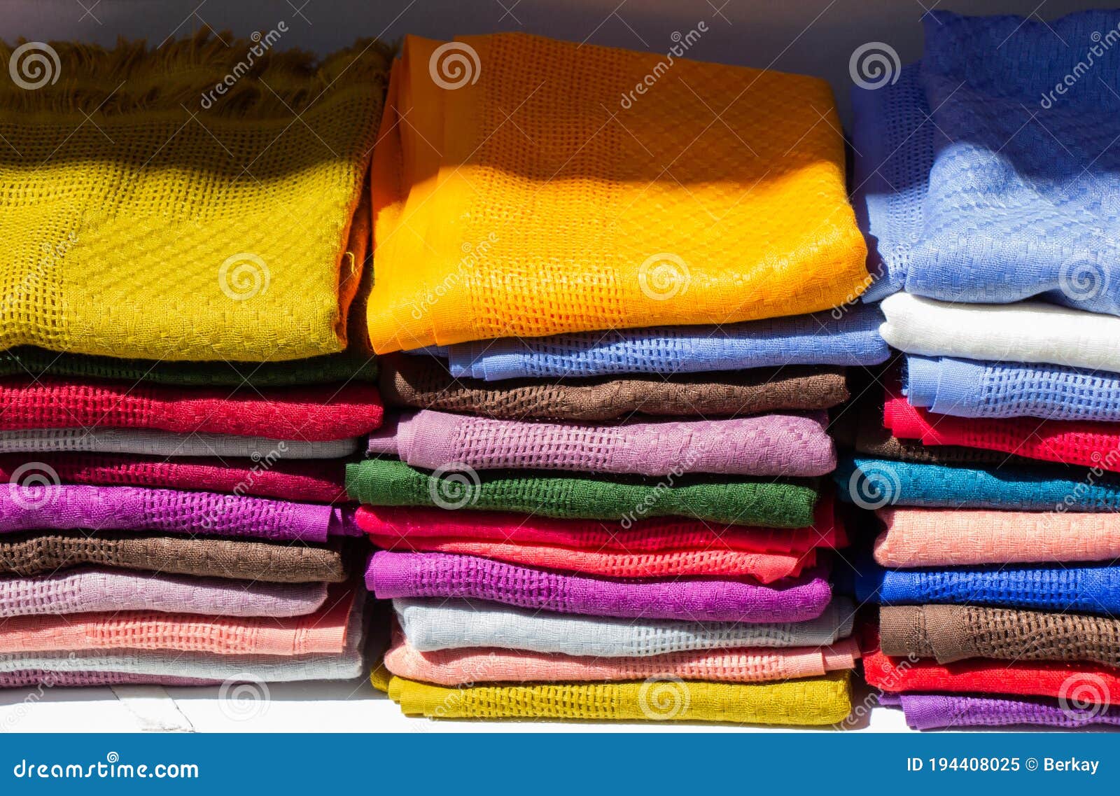 Examples of Fabric of Various Color and Type Stock Image - Image of ...