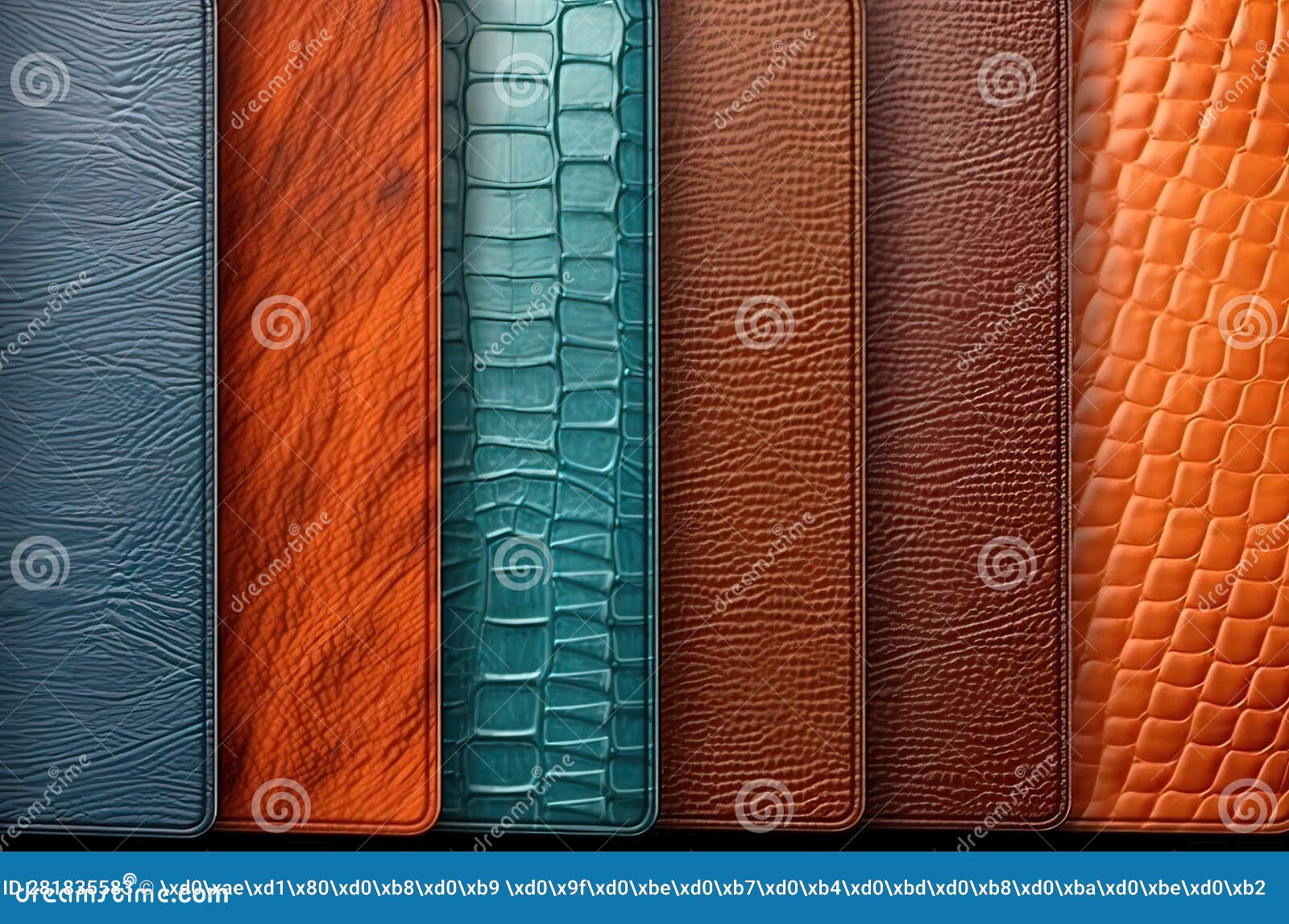 Examples of Leather Textures for Sewing Bags. Generative Artificial ...
