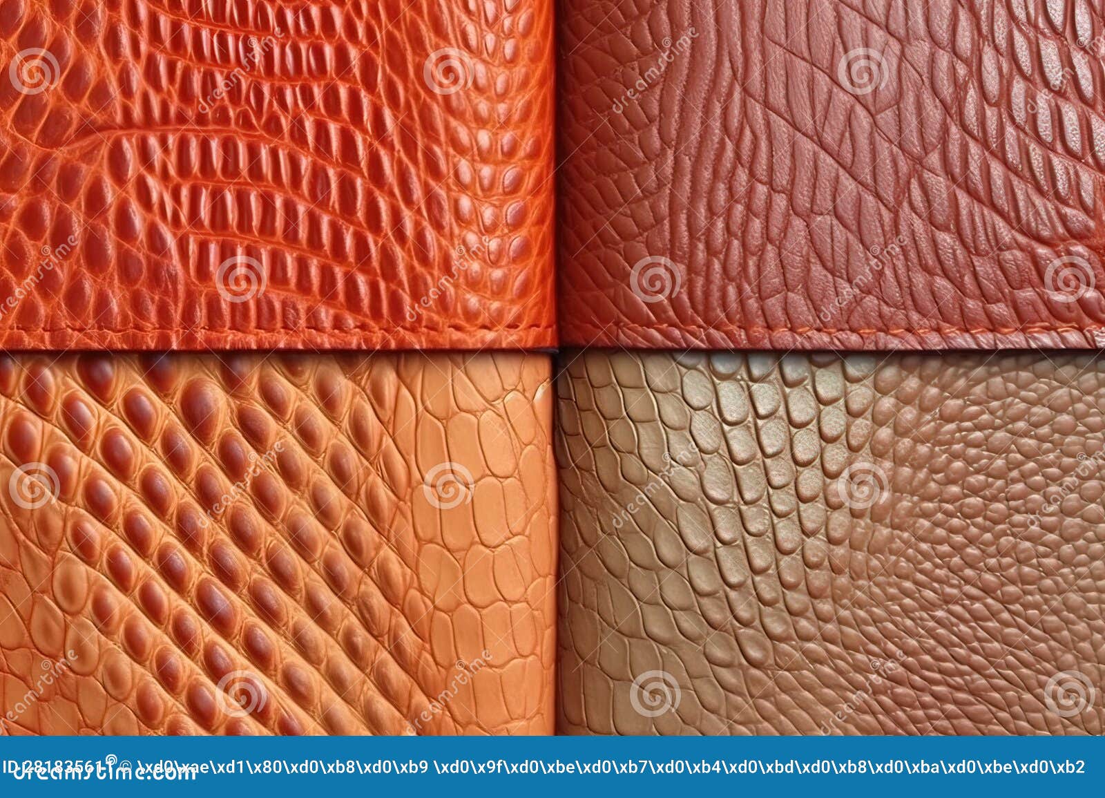 Examples of Leather Textures for Sewing Bags. Generative Artificial ...