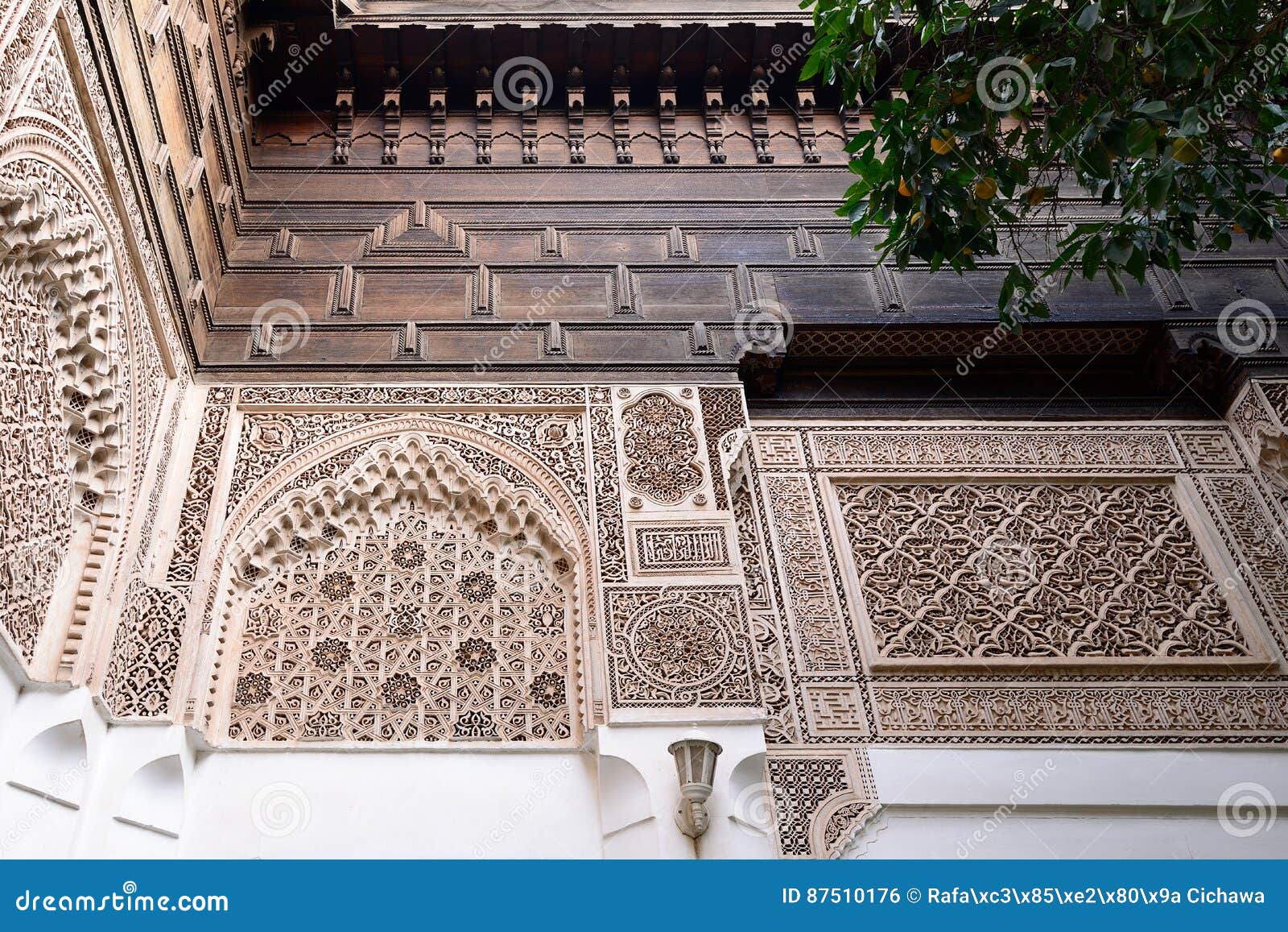Examples of Moroccan Architecture Stock Photo - Image of handcraft ...