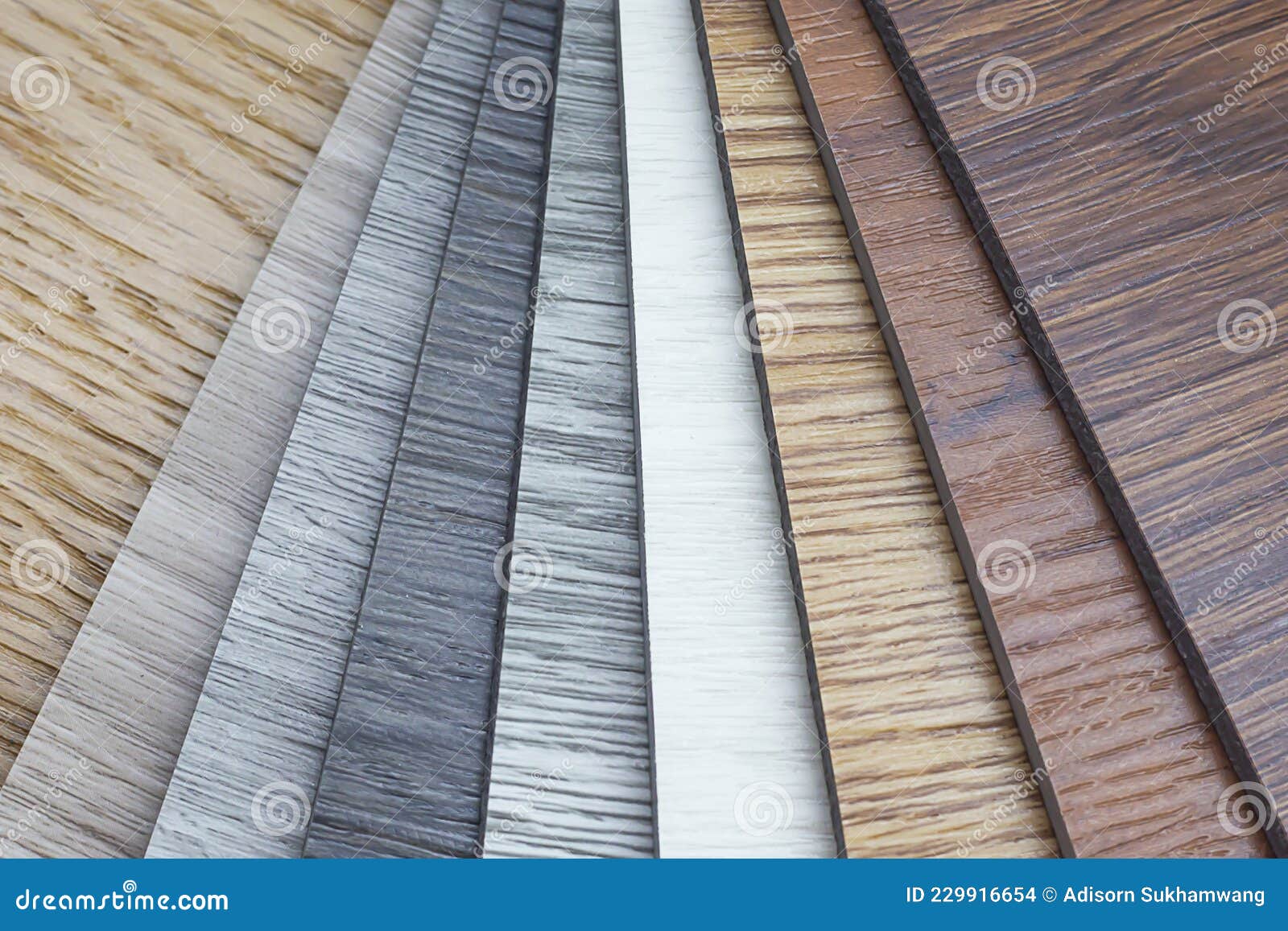 Examples of Ready-made Vinyl Flooring for Interior Work Stock Photo ...