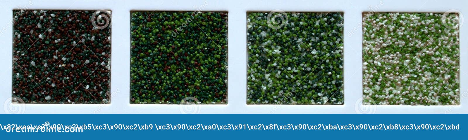 Examples of Relief Multicolored Structures in a White Frame Stock Image ...