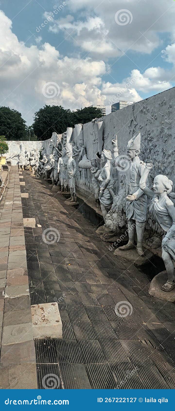 Examples of Relief Statues of Indonesian Independence at Monumen ...