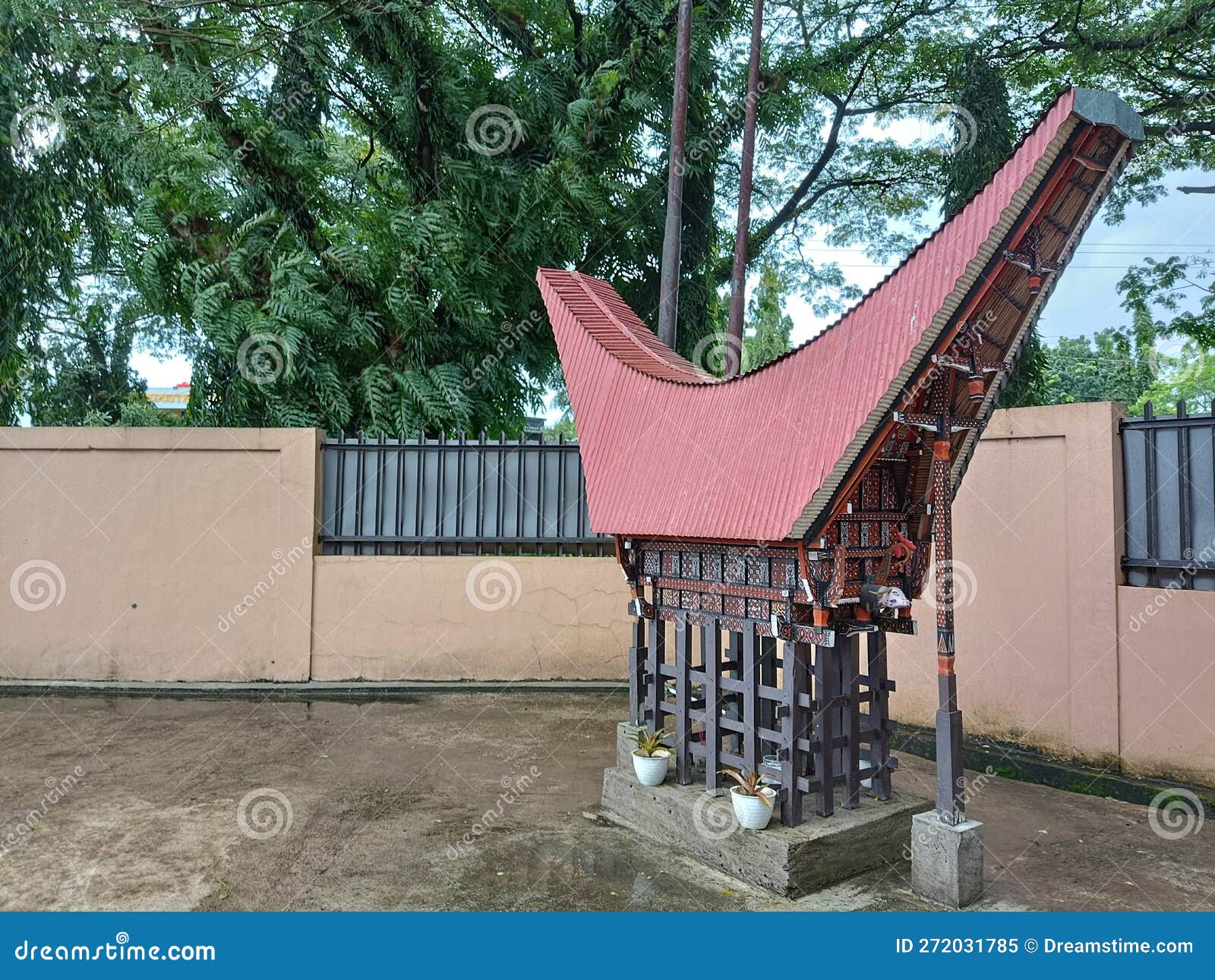 Examples of Toraja Traditional House Models Stock Image - Image of ...