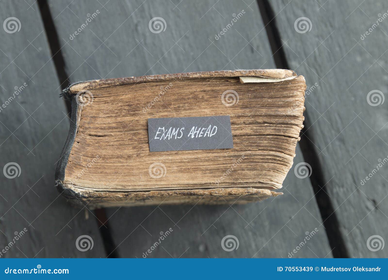 EXAMS AHEAD Idea. Concept Exam, Testing. Stock Image - Image of test ...