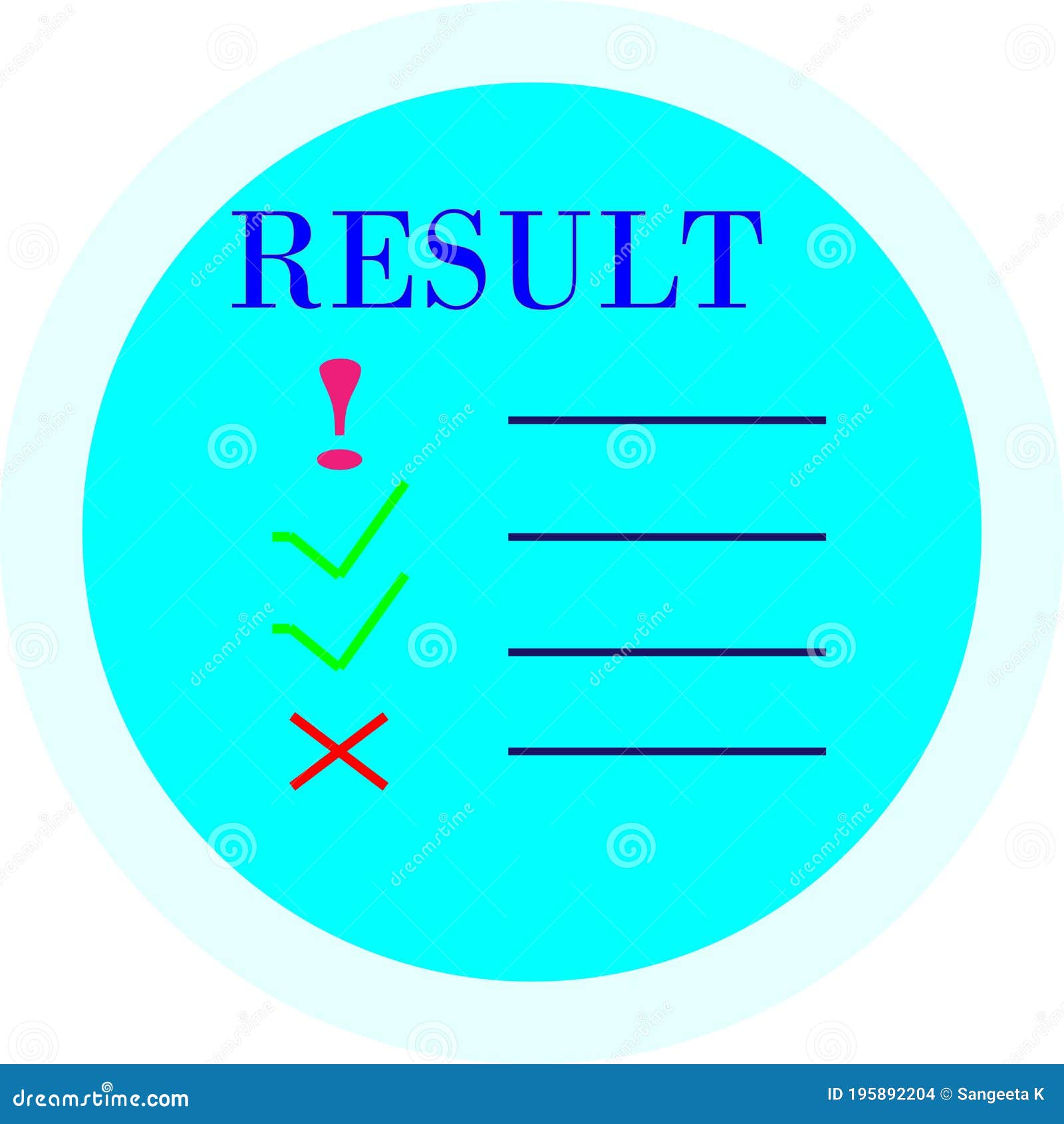 Exams Results Vector Or Illustration Art & Illustration | CartoonDealer ...