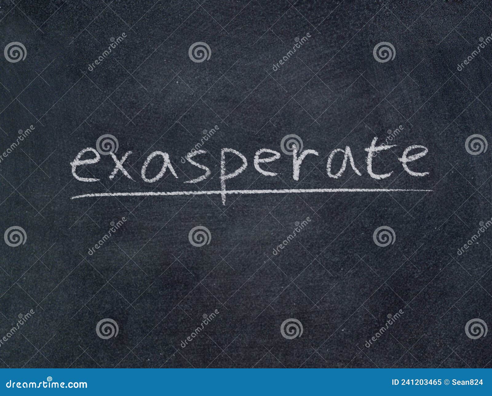 Exasperate stock image. Image of exasperate, chalkboard - 241203465