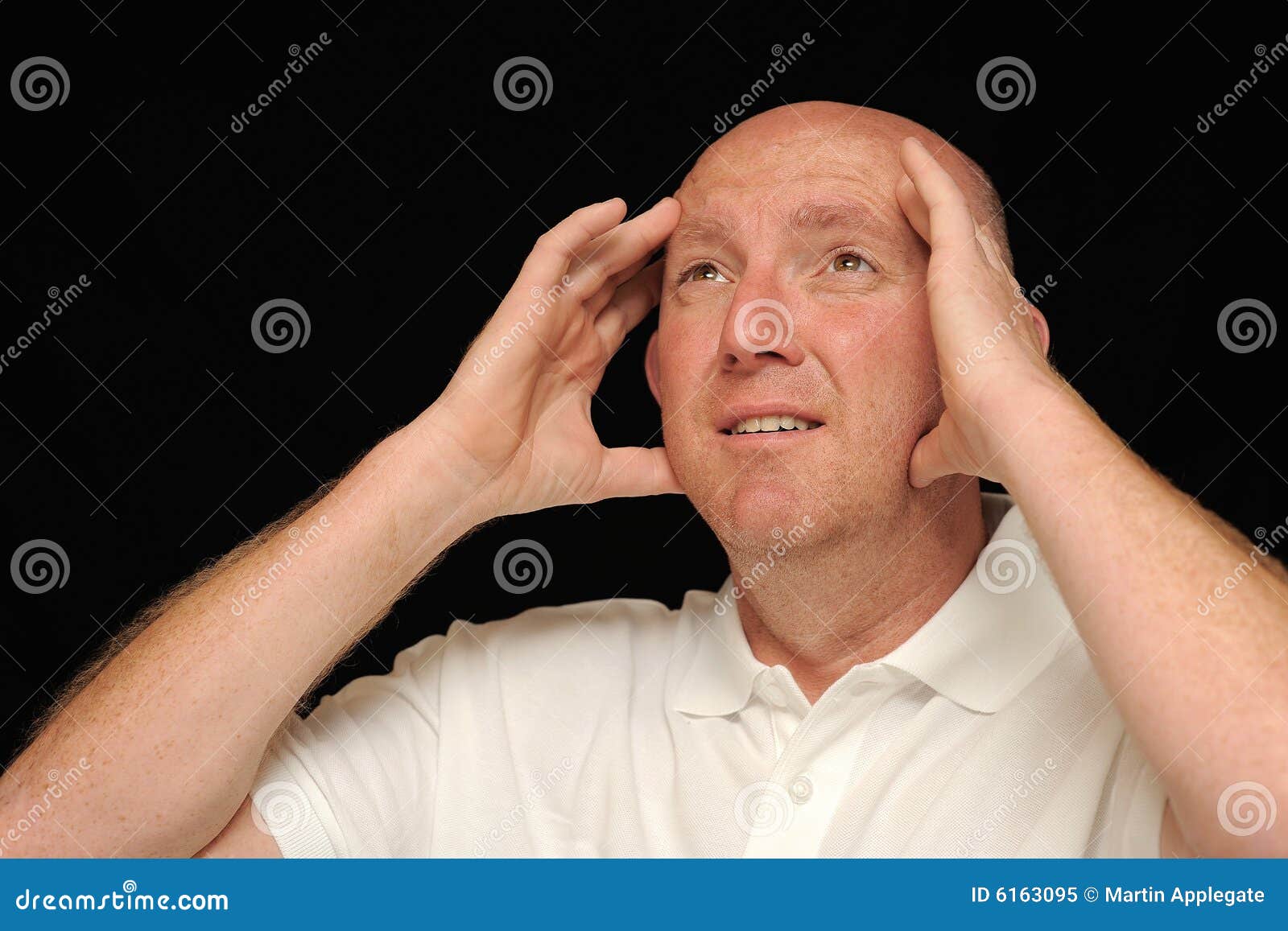 Exasperated man stock image. Image of caucasian, isolated - 6163095
