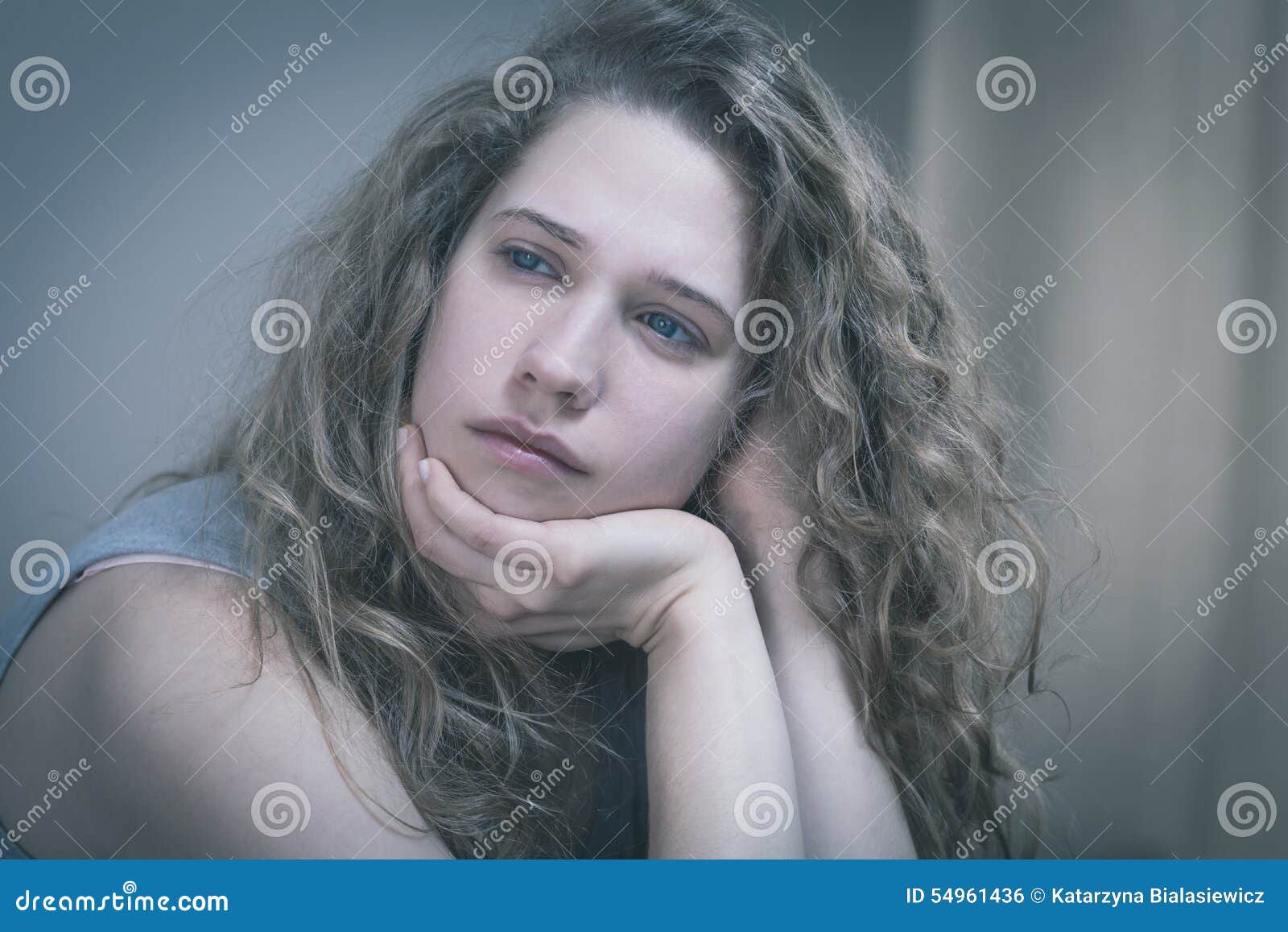 Exasperated young woman stock photo. Image of emotions - 54961436