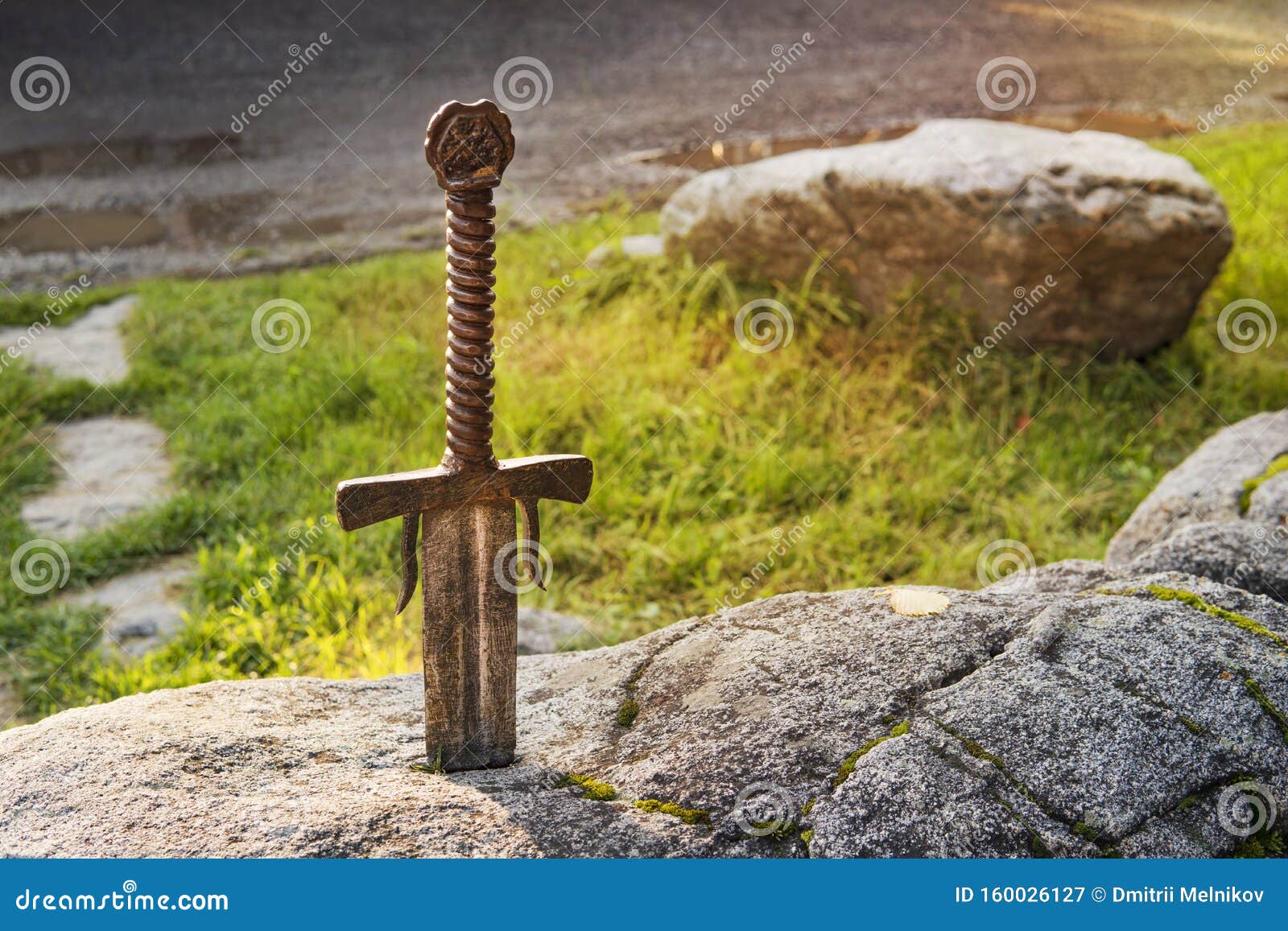 Excalibur, King Arthur S Sword in Stone. Edged Weapons from the Legend ...