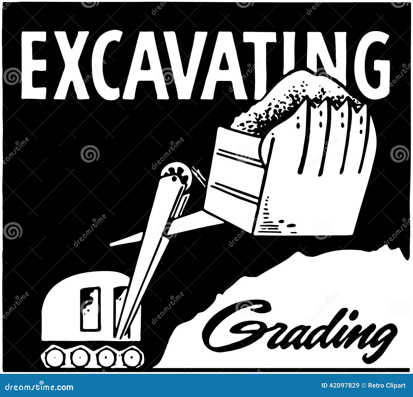 Excavating Stock Illustrations – 1,384 Excavating Stock Illustrations ...
