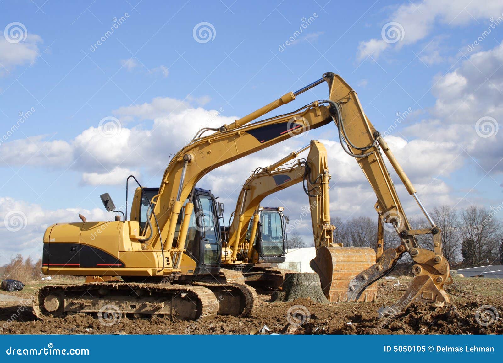 Excavating Equipment stock image. Image of grapple, industrial - 5050105