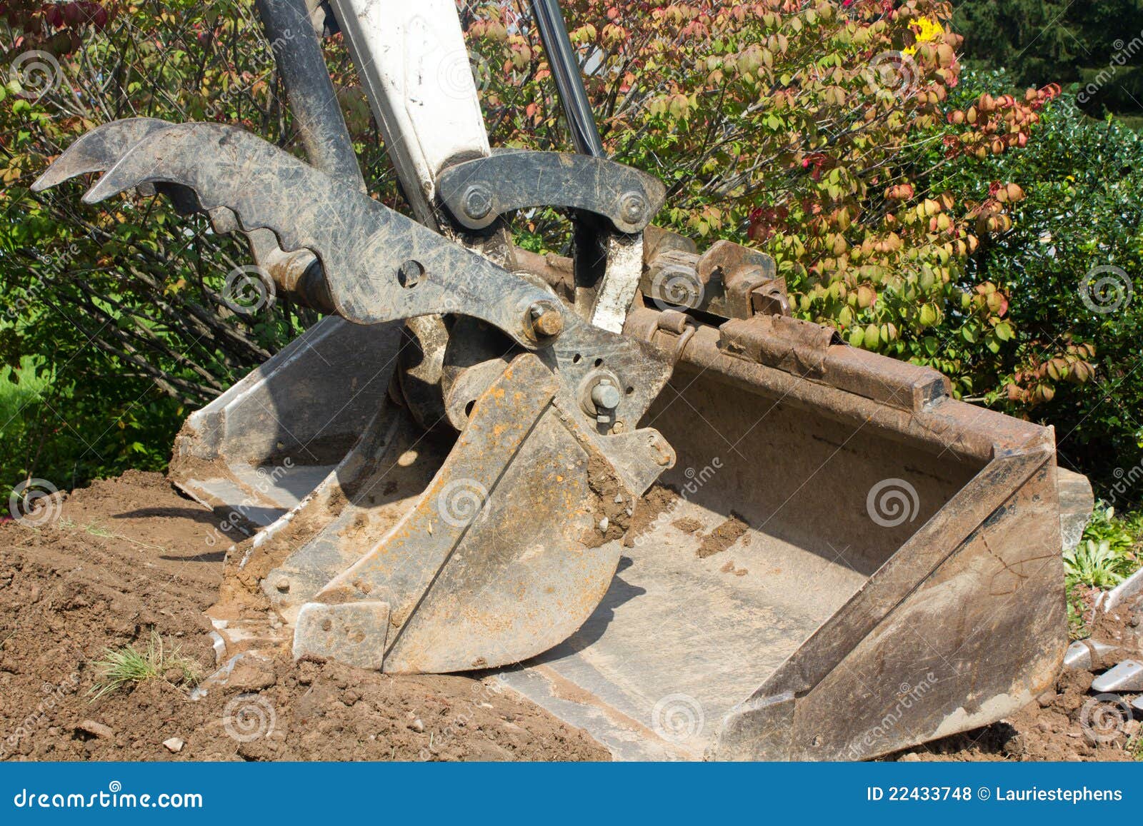 Excavating machine stock photo. Image of horizontal, digging - 22433748