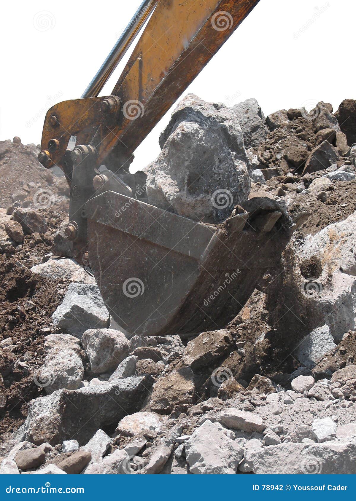 Excavation stock photo. Image of excavation, rock, digging - 78942