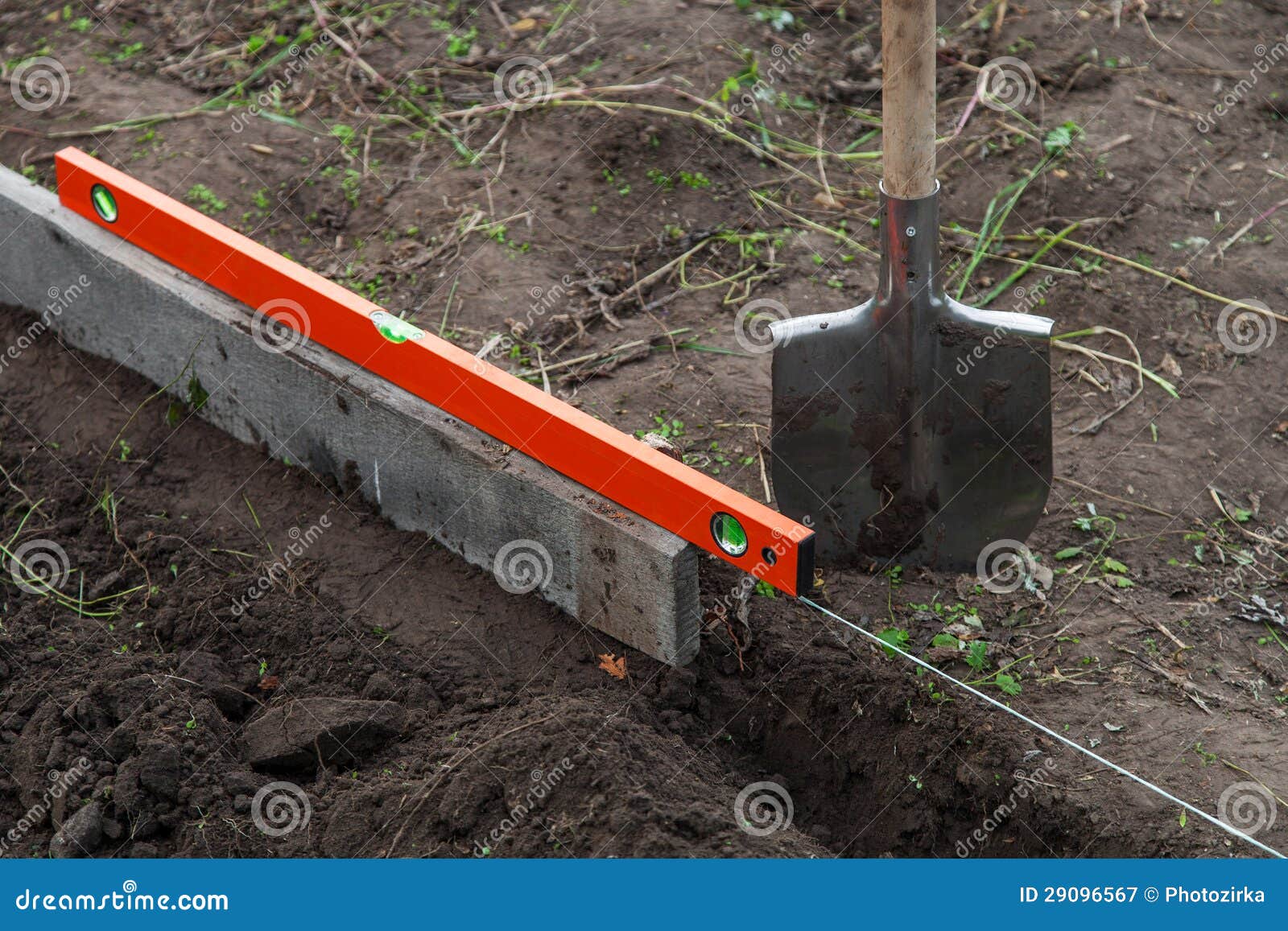 Excavation Work on the Farm Stock Image - Image of domestic, excavation ...