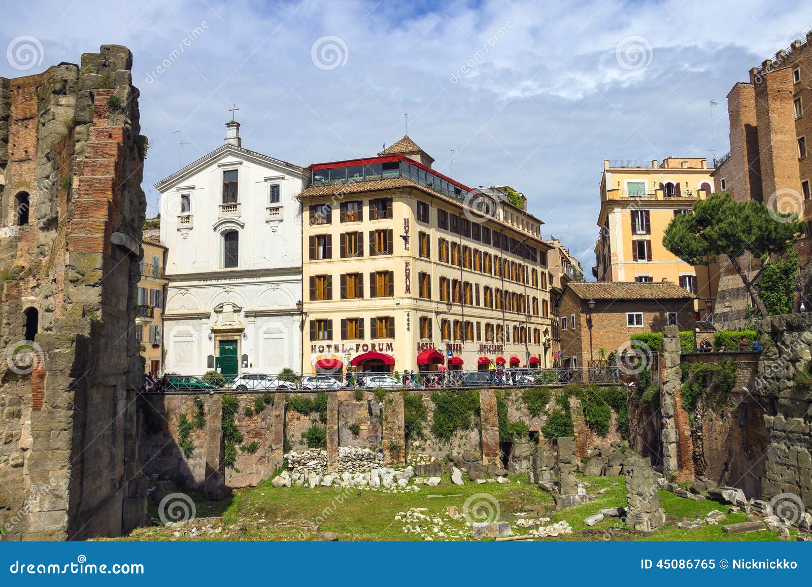 Excavations in the Historical Part of Rome, Italy Editorial Image ...