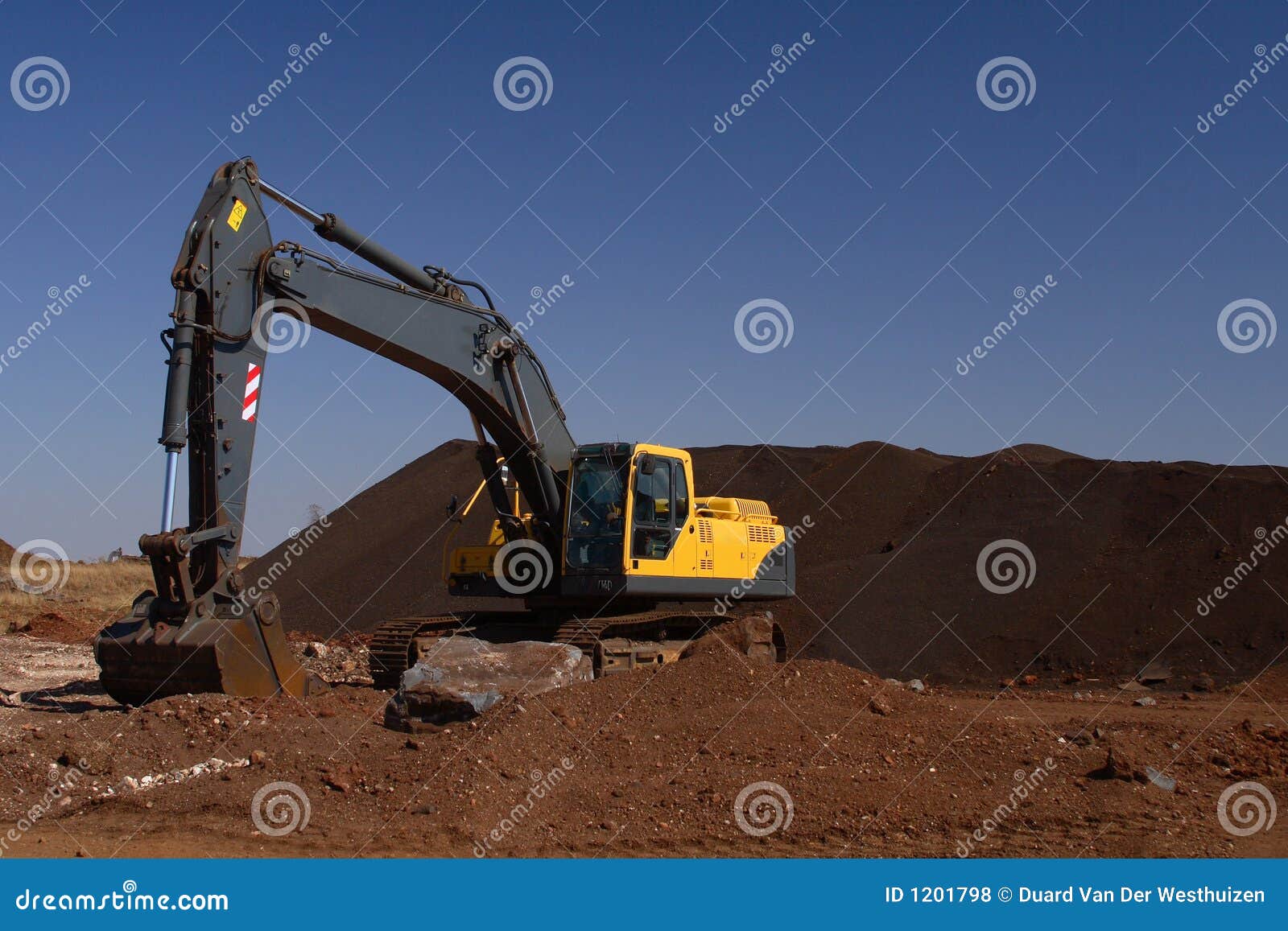 Excavator stock photo. Image of extract, motor, produce - 1201798
