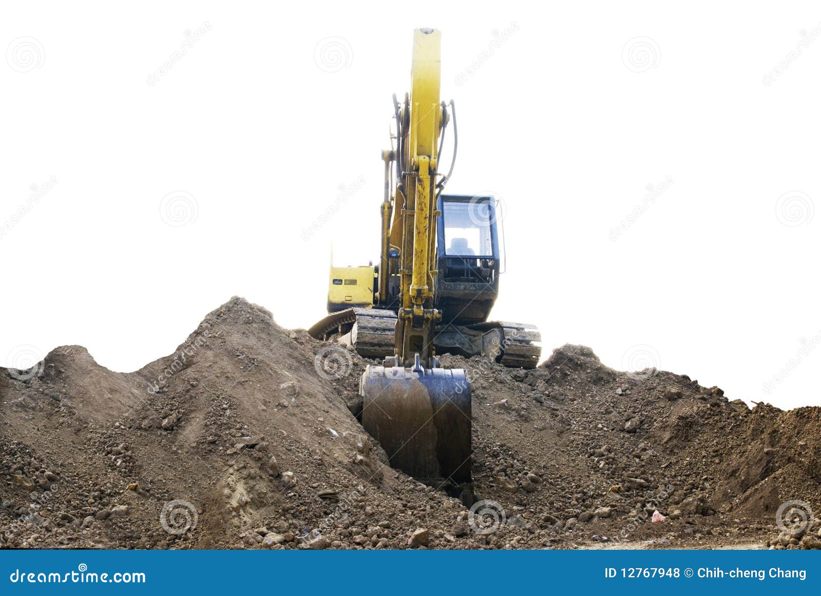 The excavator stock photo. Image of excavator, heavy - 12767948