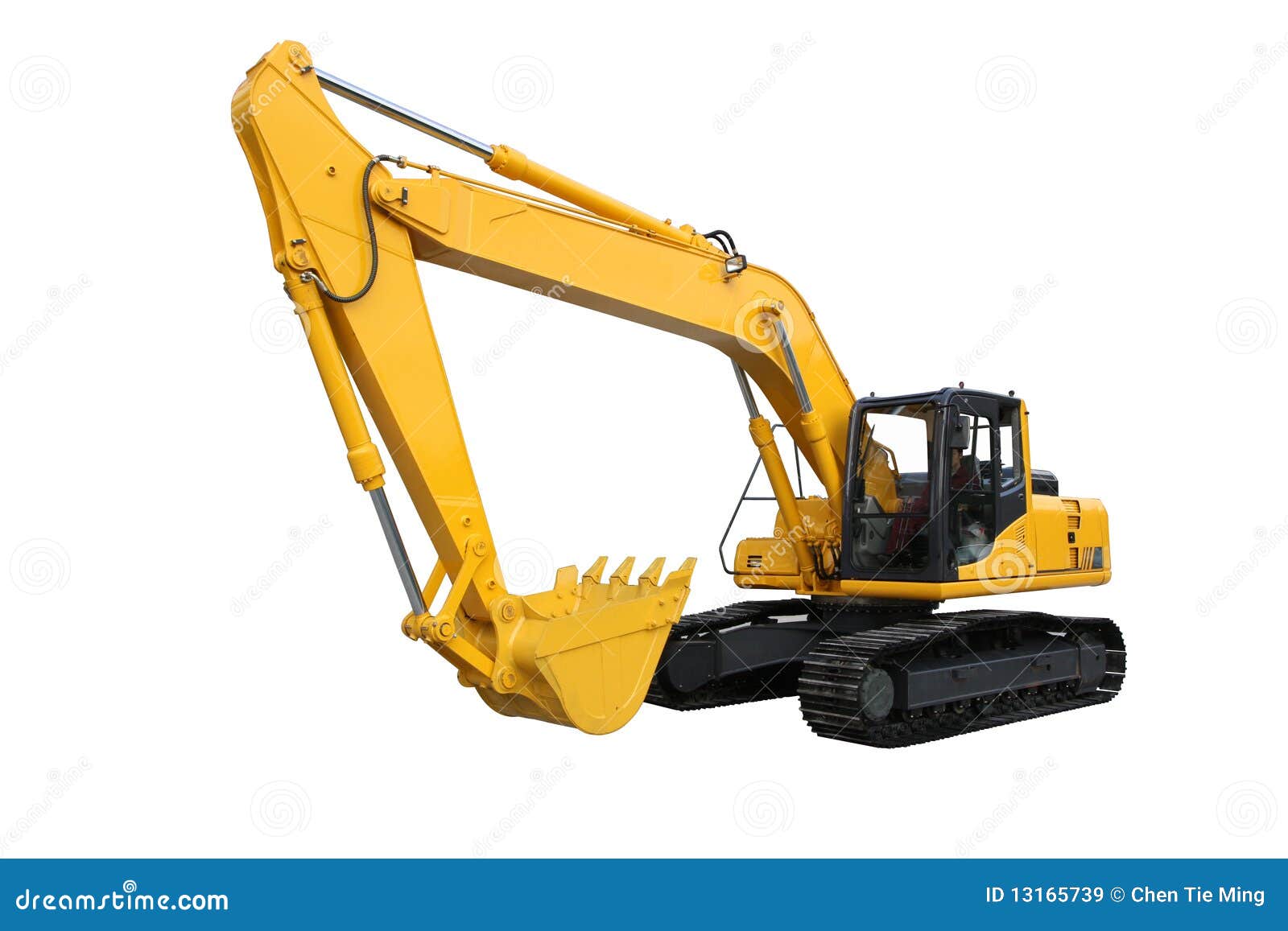 Excavator stock image. Image of crawler, farms, scale - 13165739