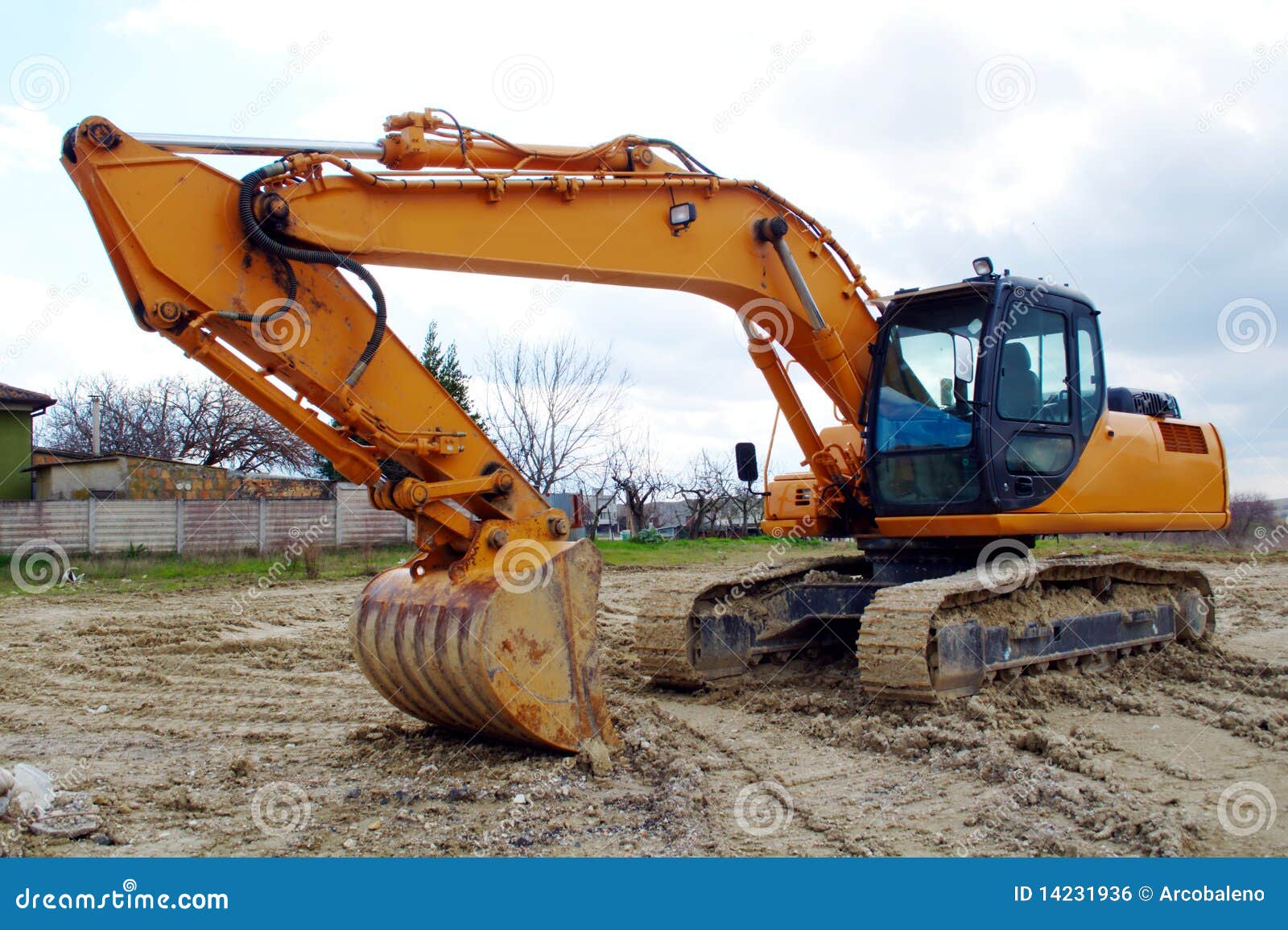 Excavator stock photo. Image of excavator, equipment - 14231936