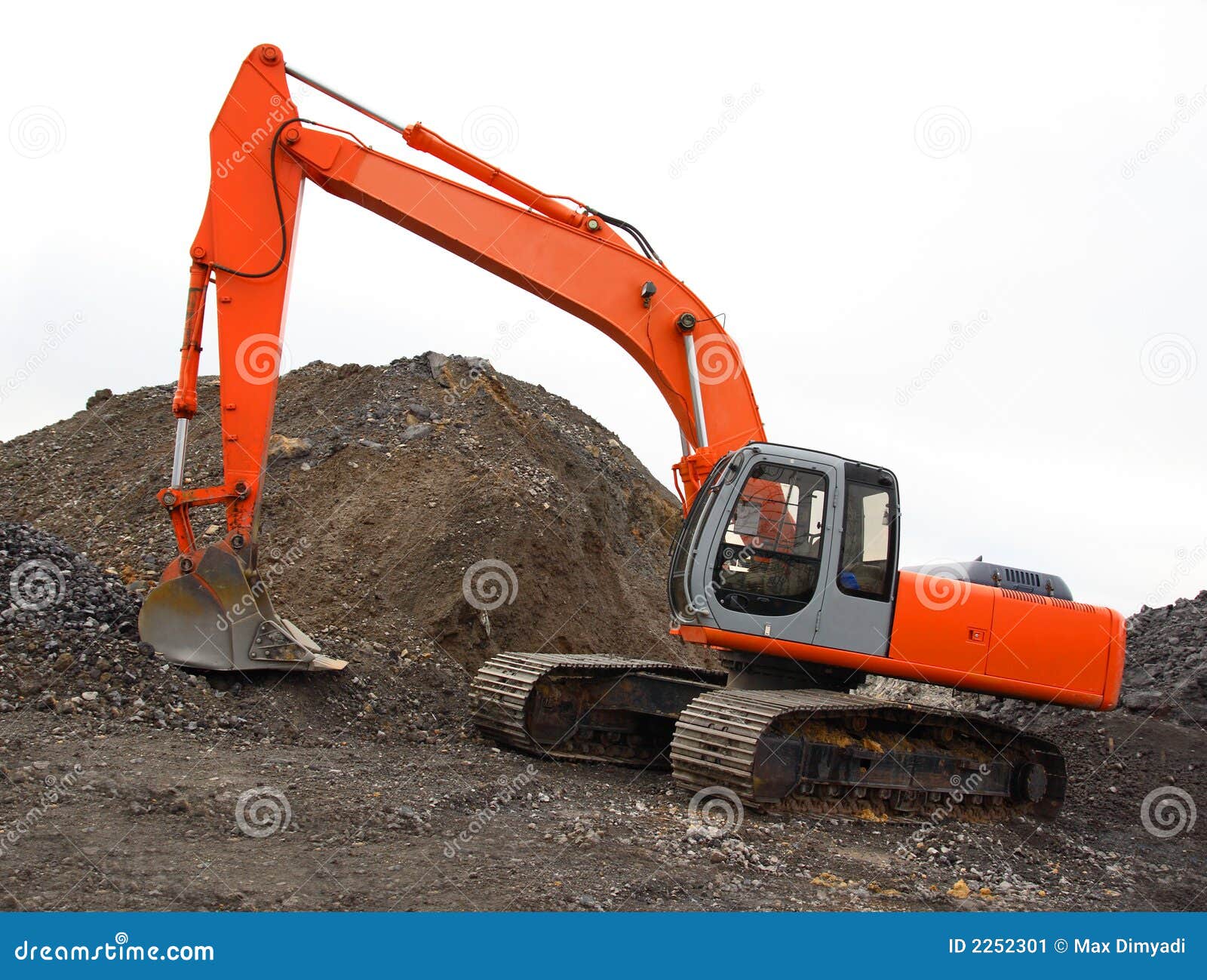 Excavator stock image. Image of heavy, scoop, excavator - 2252301